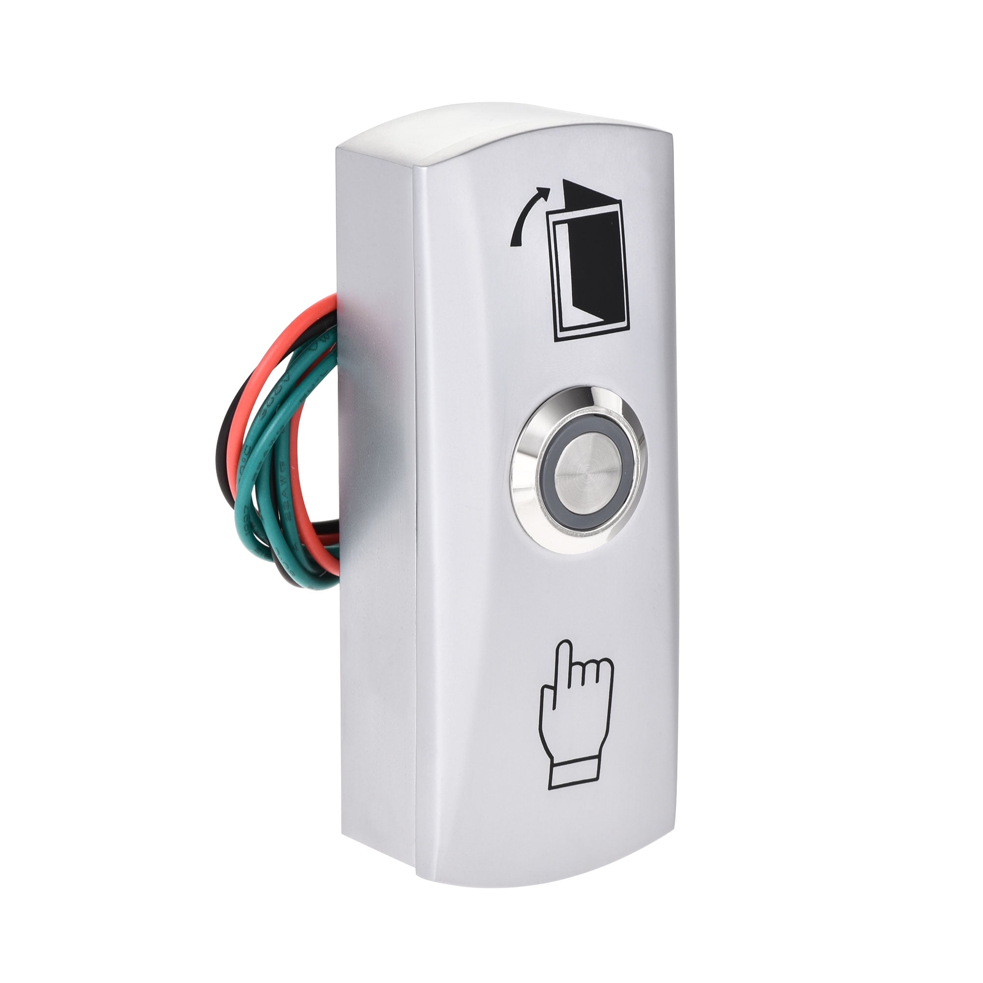 Uxcell Push Button Release Switch Door Access Control LED Indicator ...