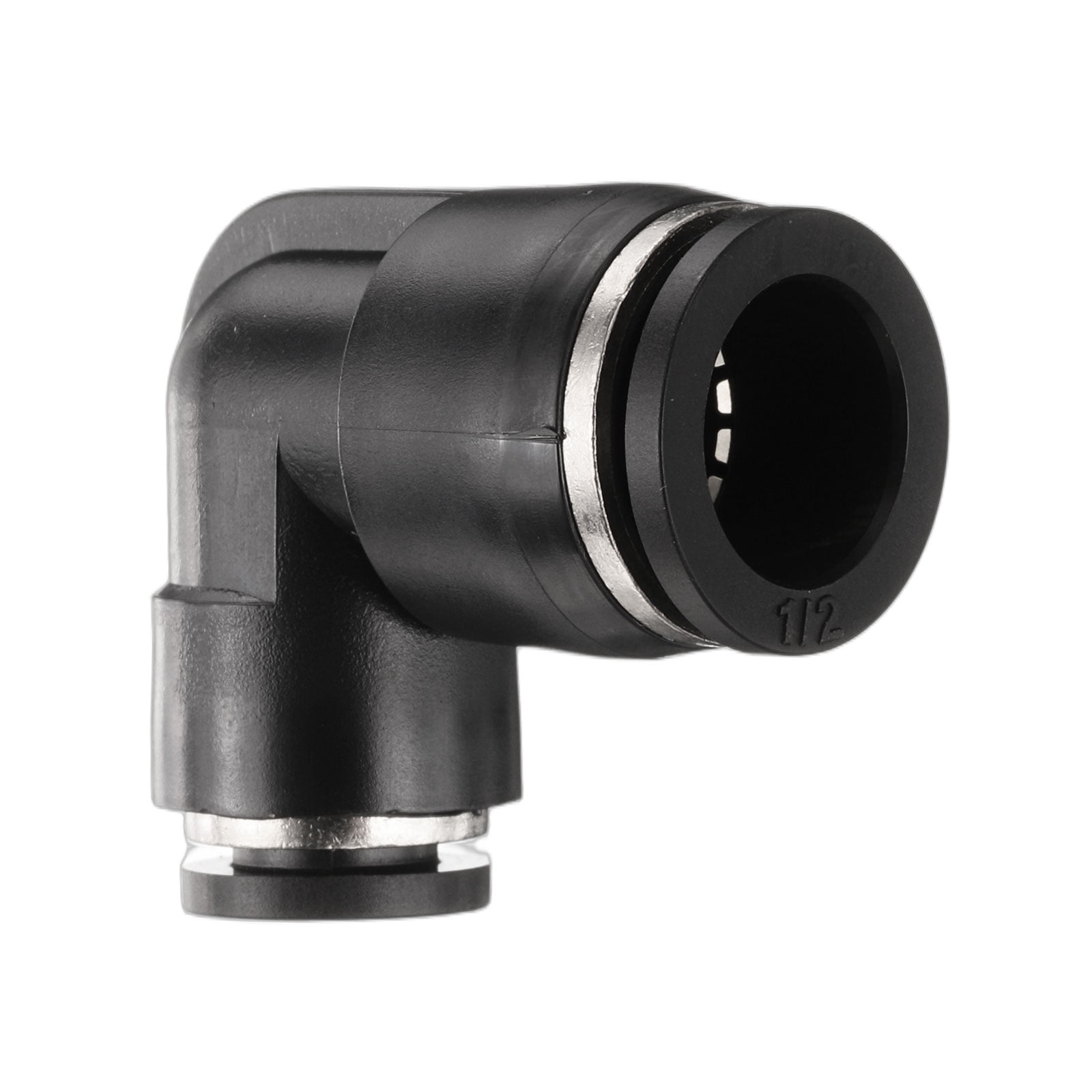 Uxcell Push to Connect Fitting 1/2" 5/16" Tube OD 90 Degree Quick ...