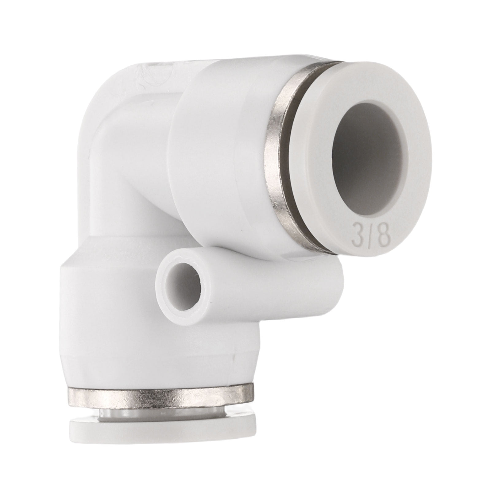 Uxcell Push to Connect Fitting 3/8" Tube OD 90 Degree Quick Connector Push to Connect Adapter ...