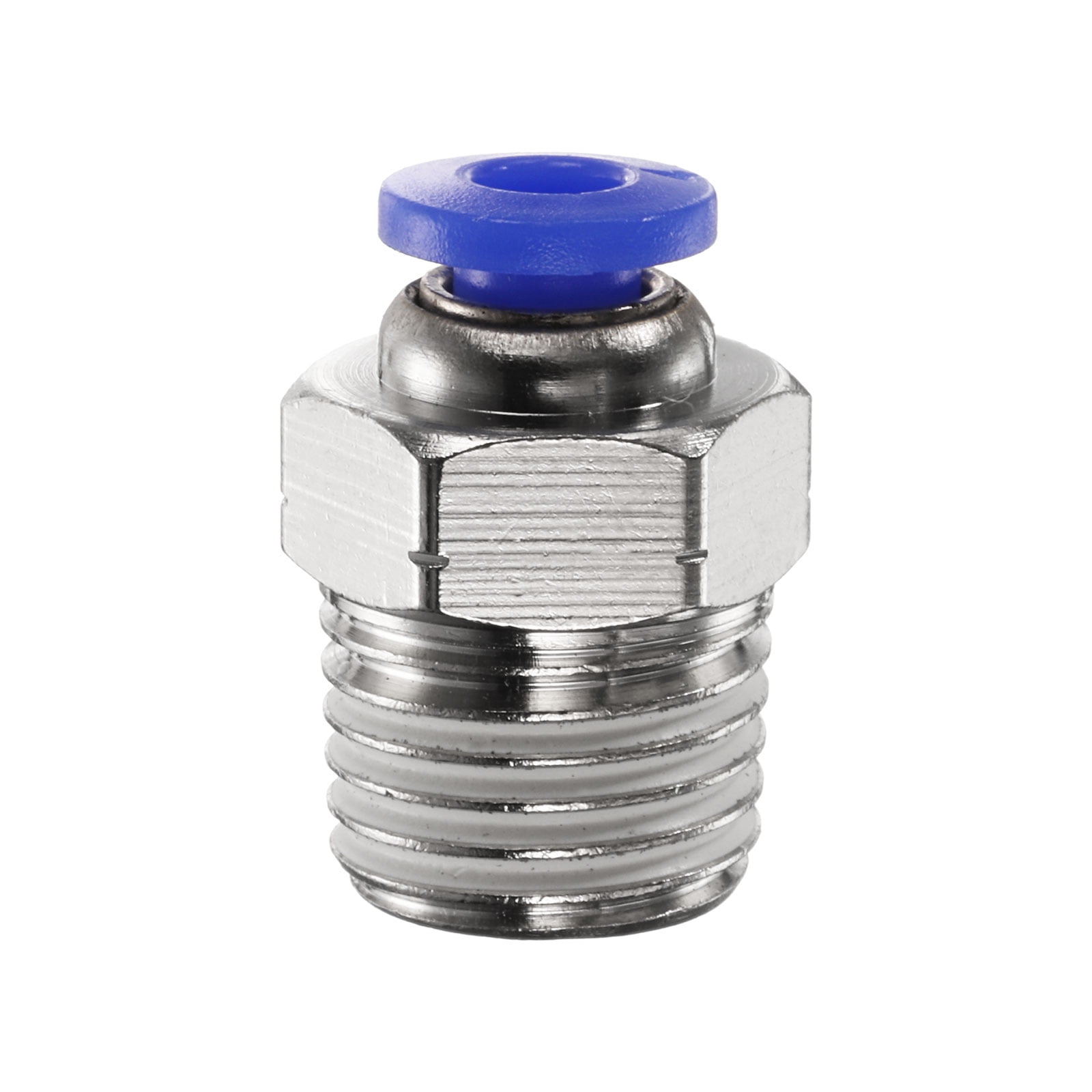 Uxcell Push to Connect Fitting 4mm Tube OD x 1/4" NPT Thread Male ...