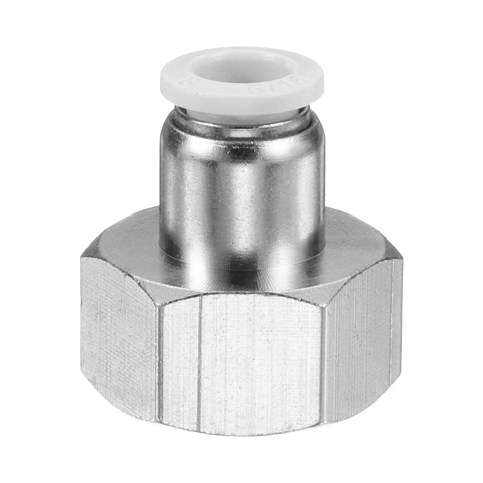 Uxcell Push to Connect Fittings 5/16" Tube OD x 1/2" NPT Thread Female Straight Pneumatic Tube ...