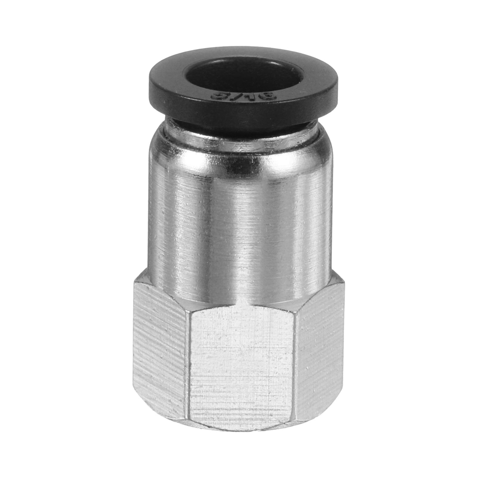 Uxcell Push to Connect Fittings 5/16" Tube OD x 1/8" NPT Thread Female ...