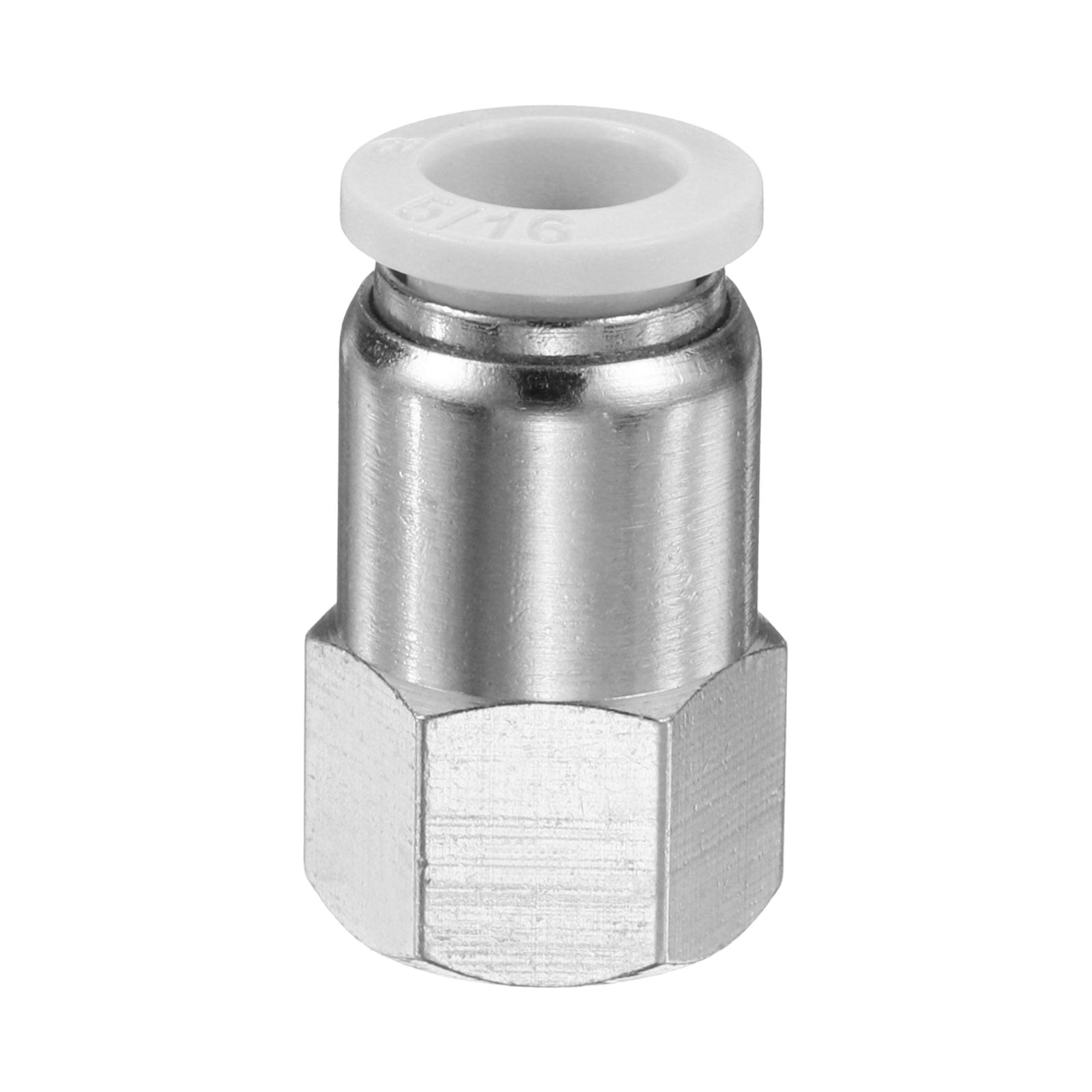 Uxcell Push to Connect Fittings 5/16" Tube OD x 1/8" NPT Thread Female Straight Pneumatic Tube ...