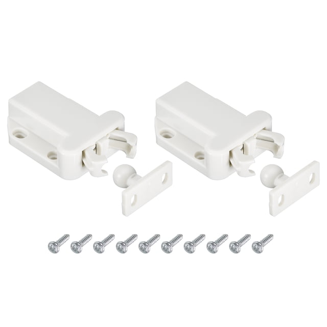 Uxcell Push Latch Touch Latch 2Pcs Push to Open Door Latch Rebound Self ...