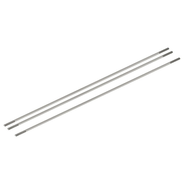 Uxcell Push Rod Connector Double End Threaded Rod 304 Stainless Steel ...