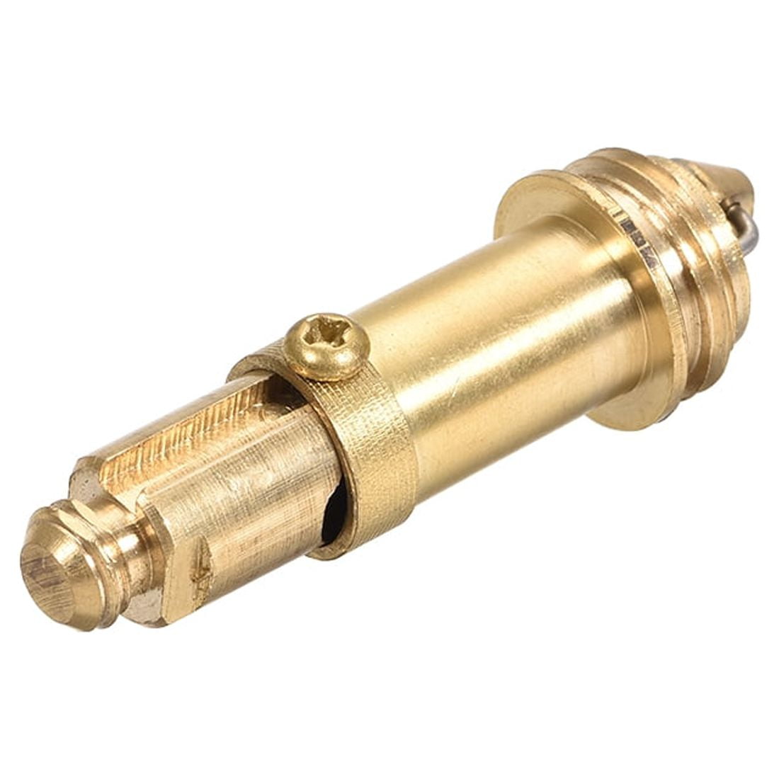 Uxcell Push Spring Plug Bolt Brass M8, M16 Male Thread Diameter 2.17" x ...