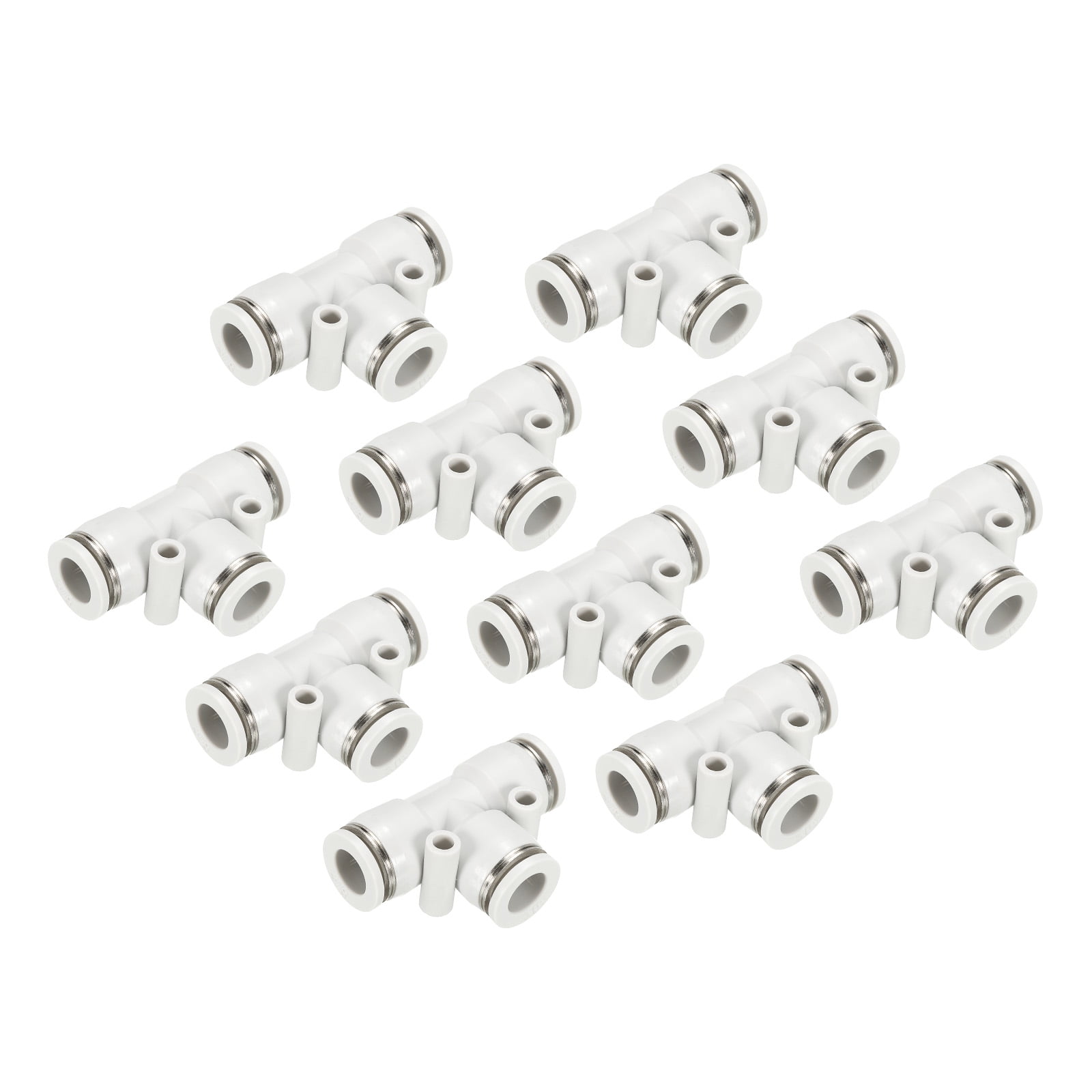 Uxcell Push to Connect Fittings, 12 Pack Air Line Pneumatic Fittings ...