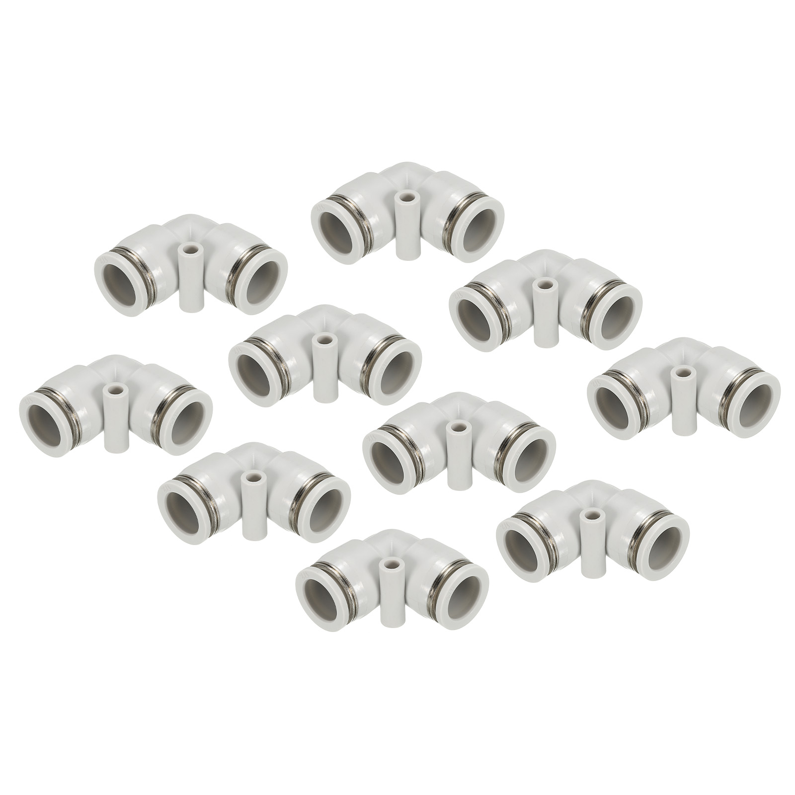 Uxcell Push to Connect Fittings, 12 Pack Fittings Elbows, White, 1/2 Inch Od - Walmart.com