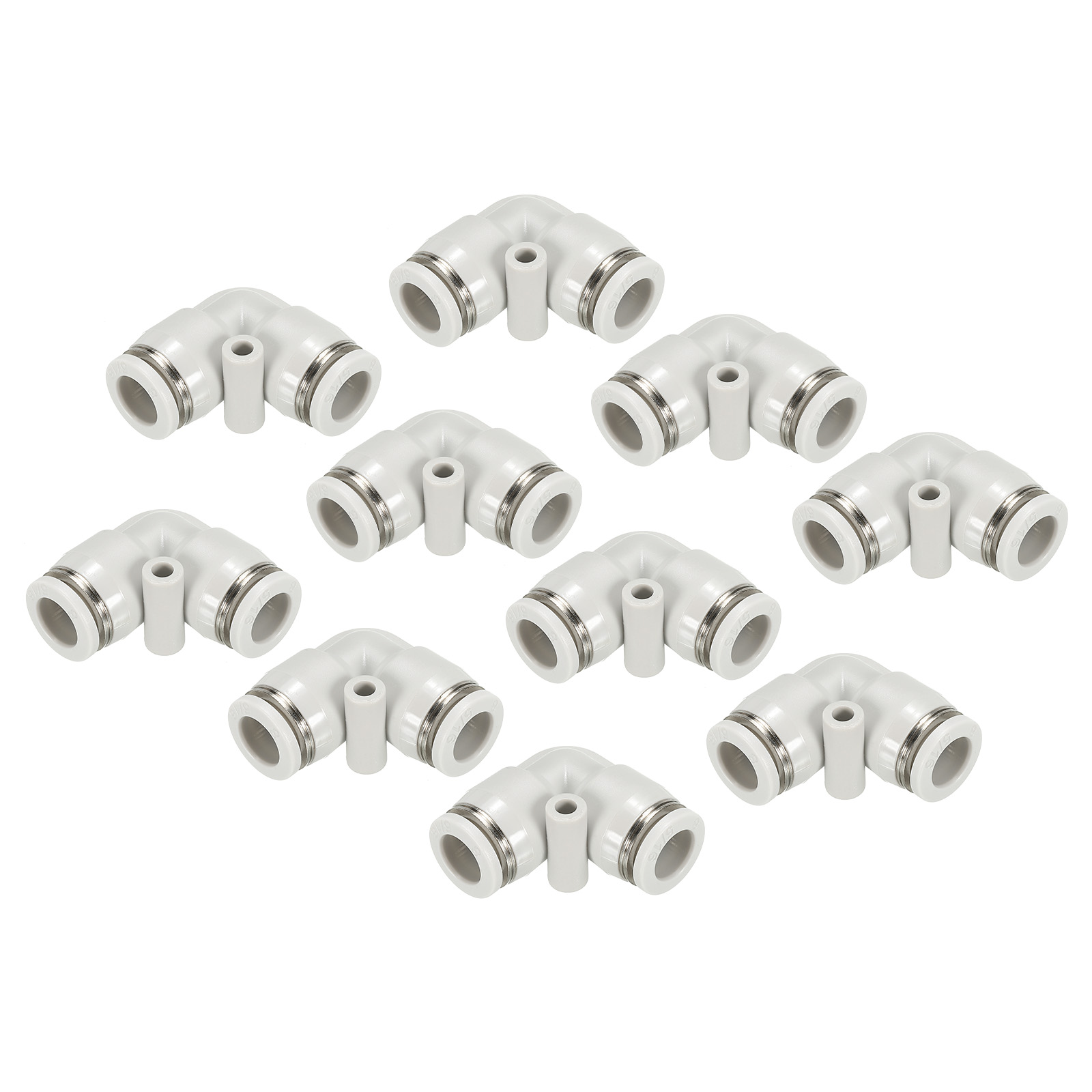 Uxcell Push to Connect Fittings, 12 Pack Fittings Elbows, White, 5/16 Inch Od - Walmart.com