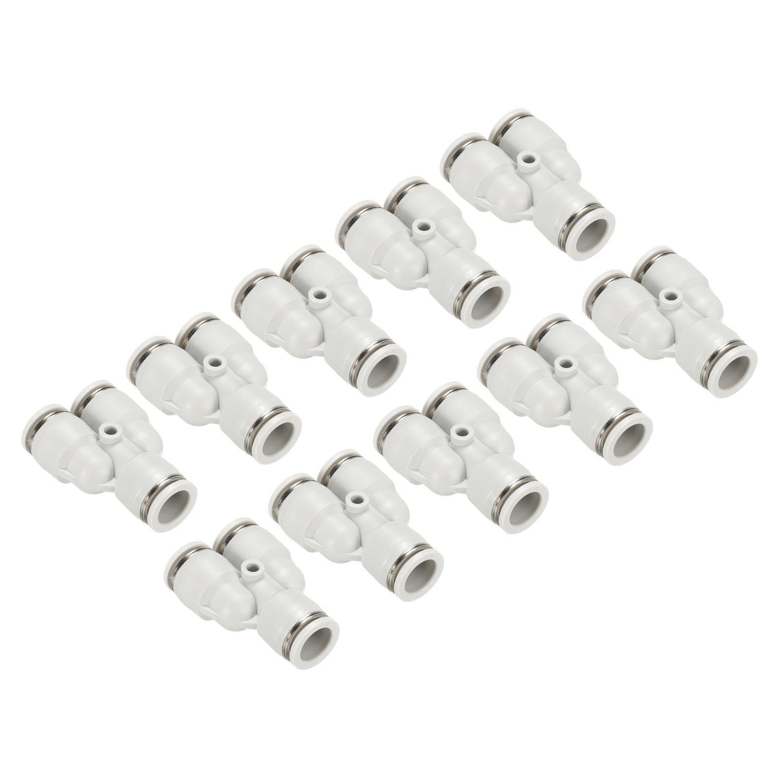 Uxcell Push to Connect Fittings, 12 Pack Fittings Splitters, White, 1/2 Inch Od - Walmart.com