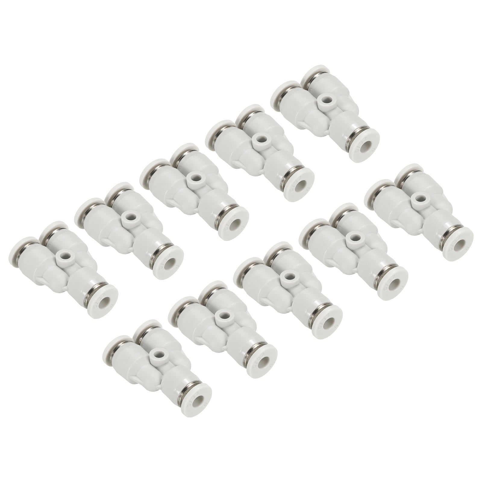 Uxcell Push to Connect Fittings, 12 Pack Fittings Splitters, White, 5/ ...