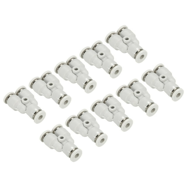 Uxcell Push to Connect Fittings, 12 Pack Fittings Splitters, White, 5/32 Inch Od - Walmart.com