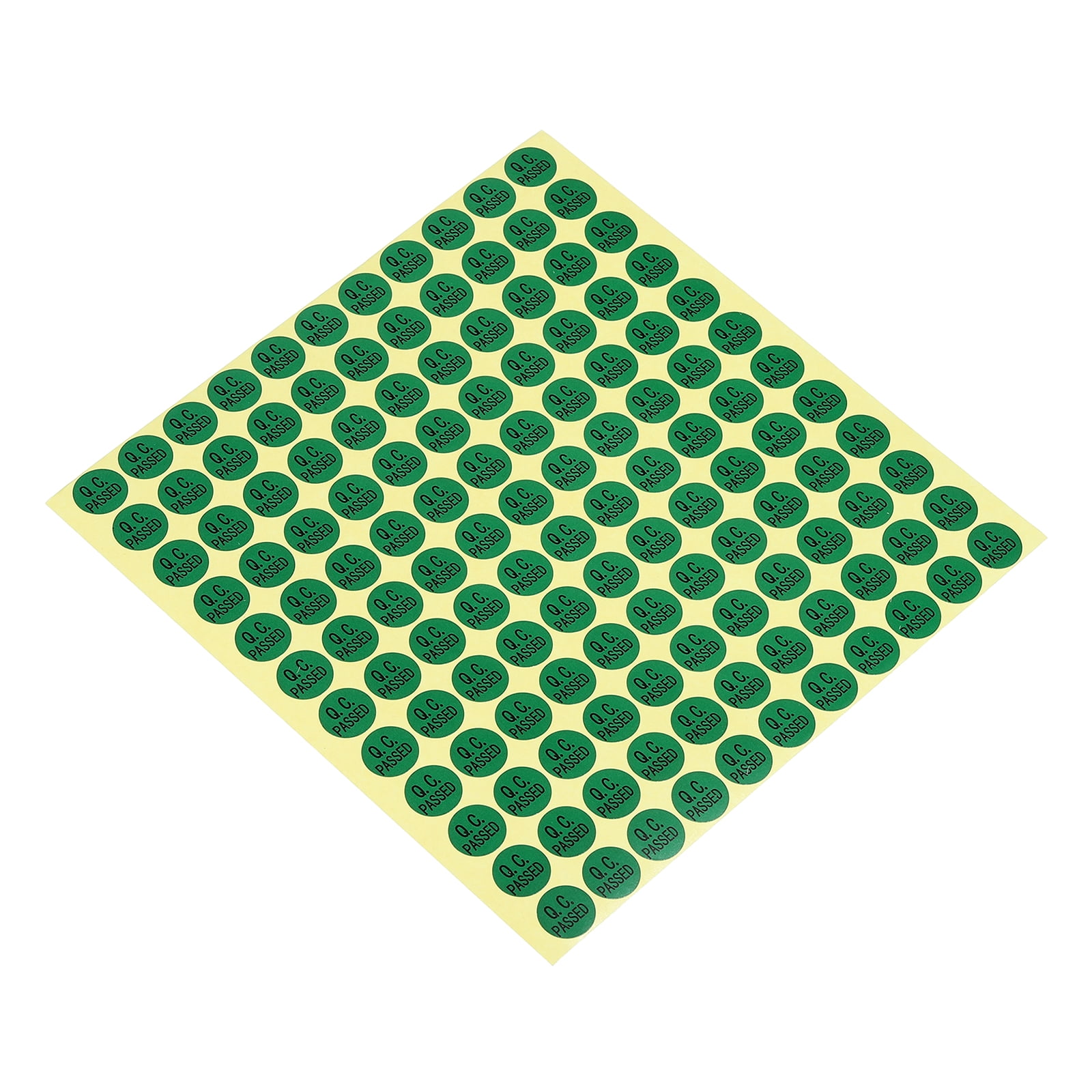 Uxcell QC Passed Stickers 0.5", 30 Sheet Oval Adhesive Labels for ...