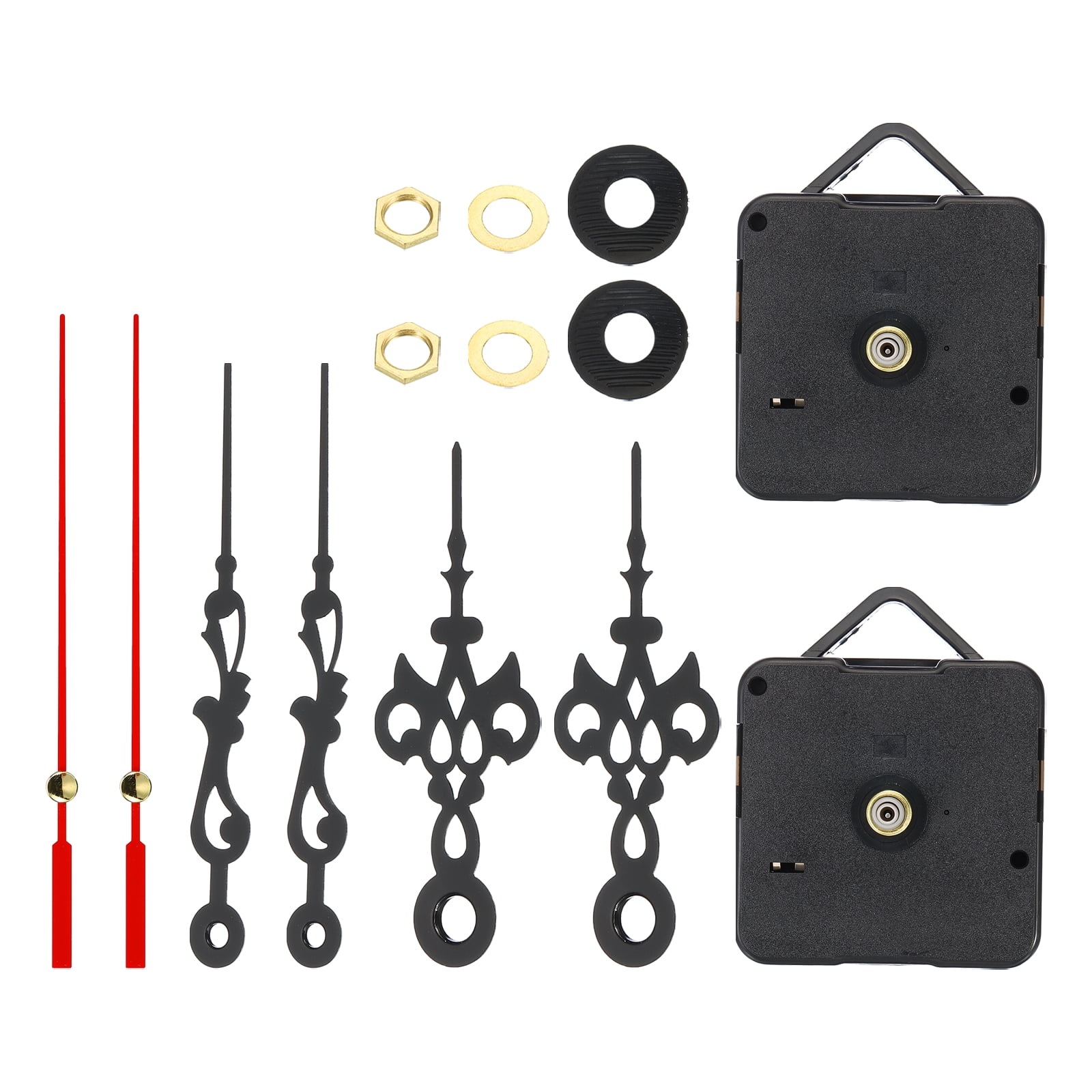 Uxcell Quartz Clock Movement Mechanism 1/2" Shaft for 2 to 3mm Clock ...