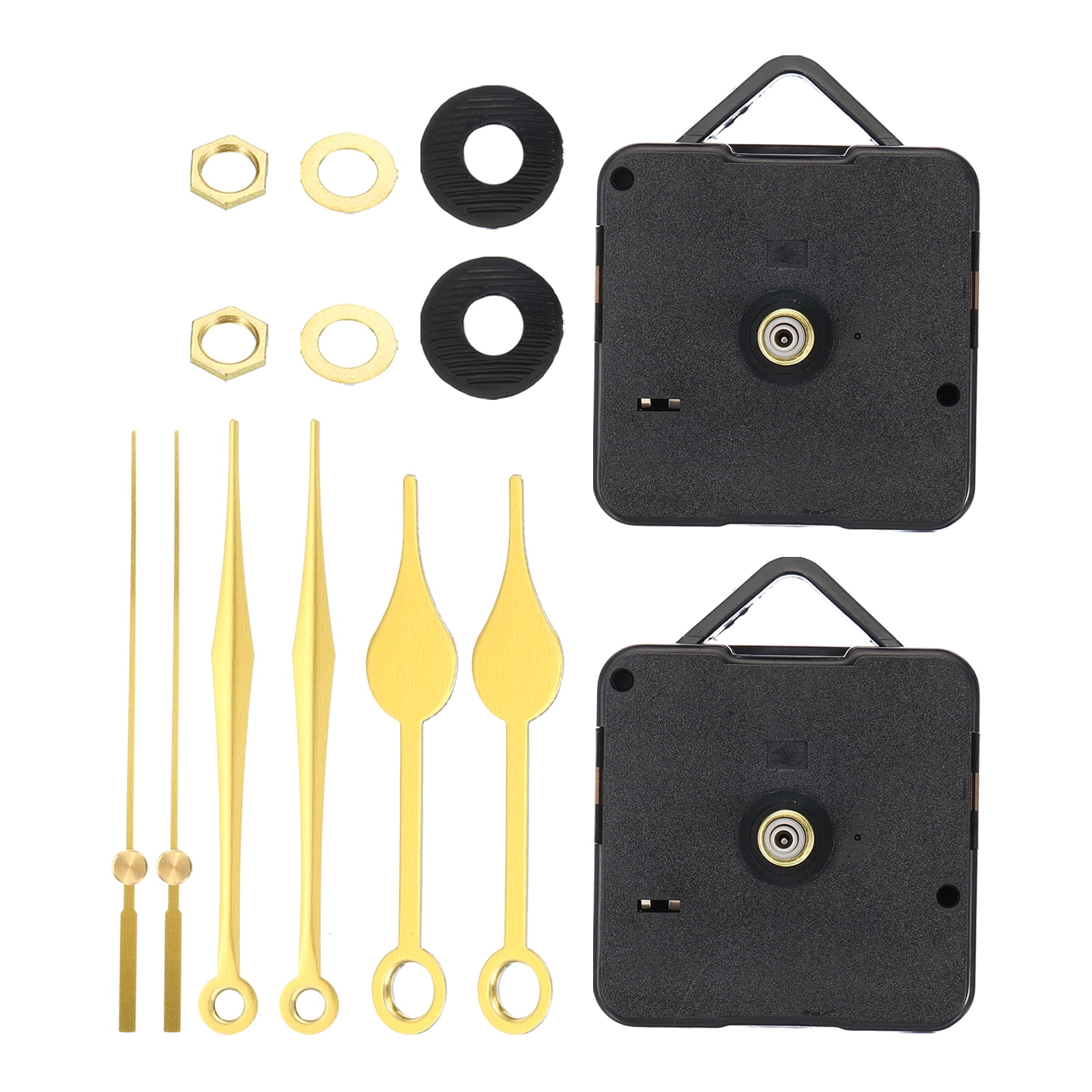 Uxcell Quartz Clock Movement Mechanism 1/2" Shaft for 2 to 3mm Maximum ...