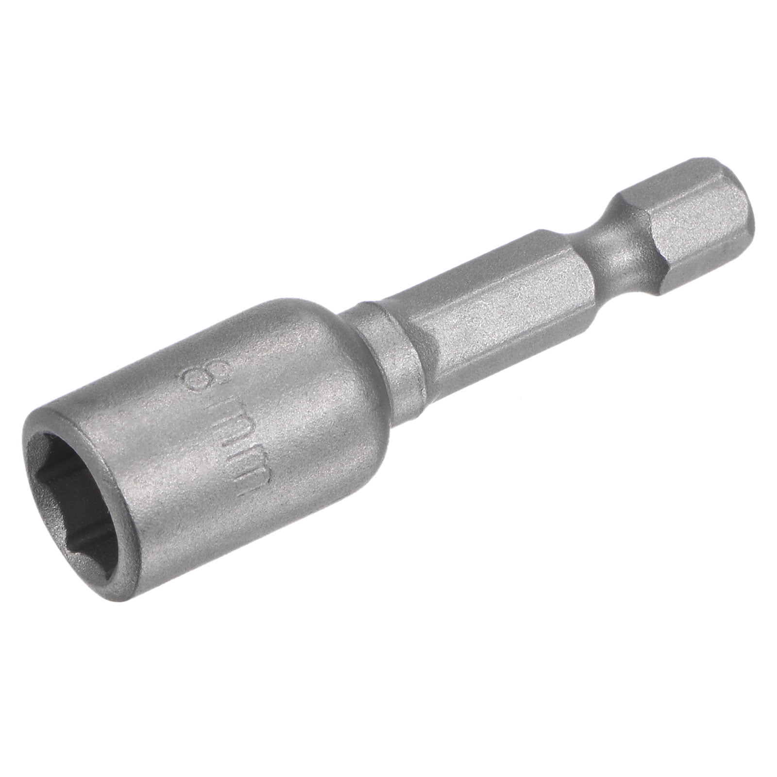 Uxcell Quick-Change Nut Driver Bit, 1/4" Hex Shank 8mm Magnetic Nut ...