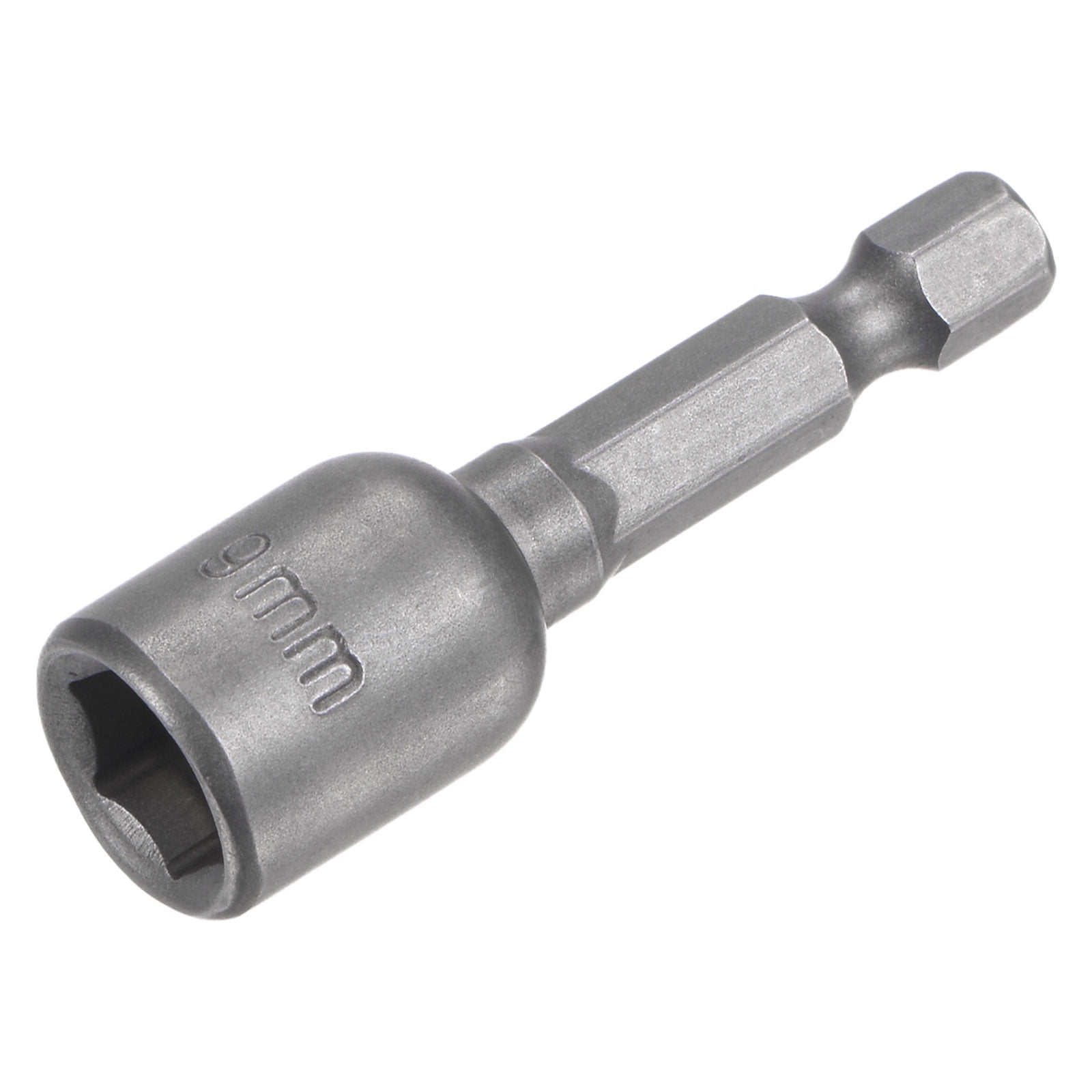 Uxcell Quick-Change Nut Driver Bit, 1/4" Hex Shank 9mm Magnetic Nut ...