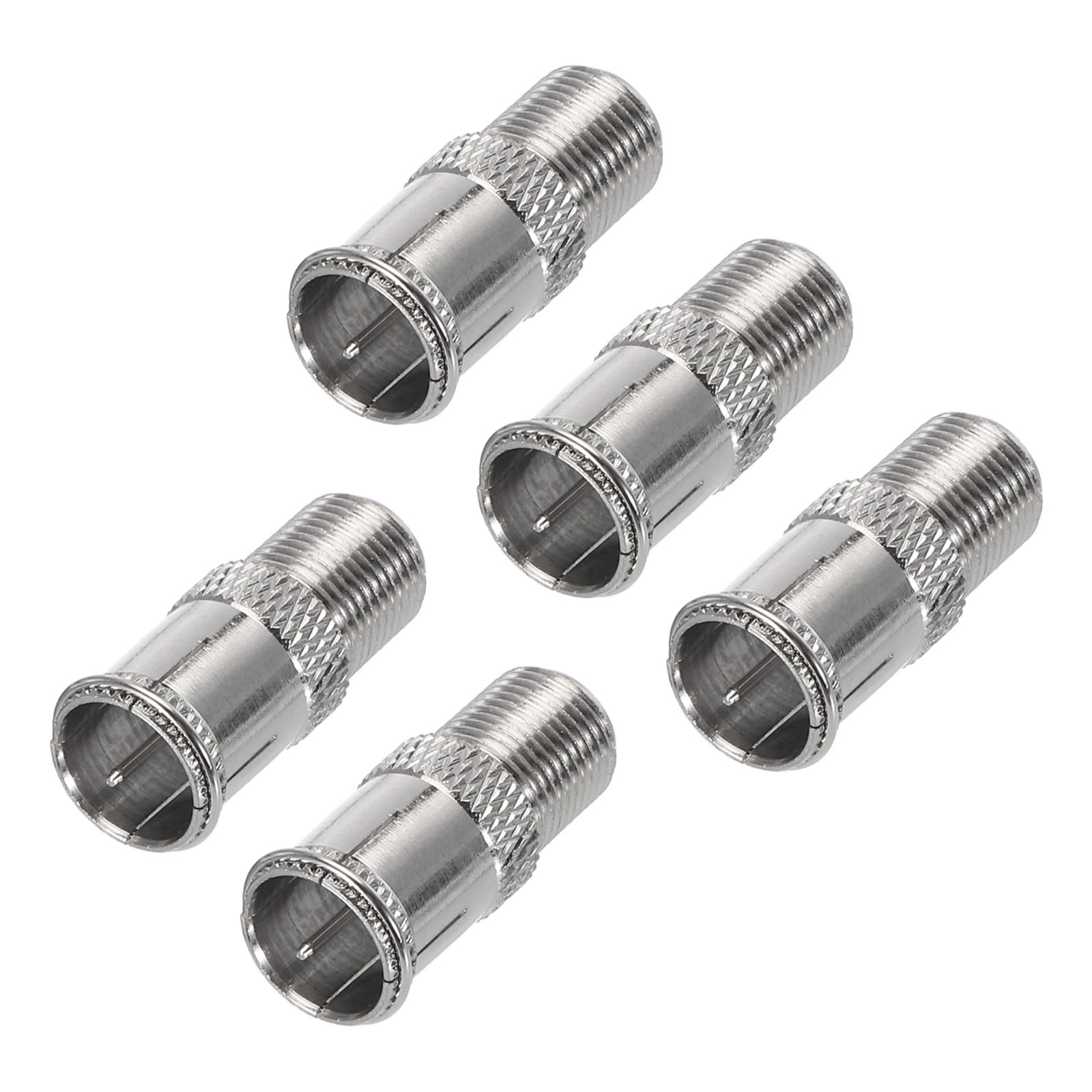 Uxcell Quick Coaxial Connector Coax Coupler F Male to F Female Push on ...