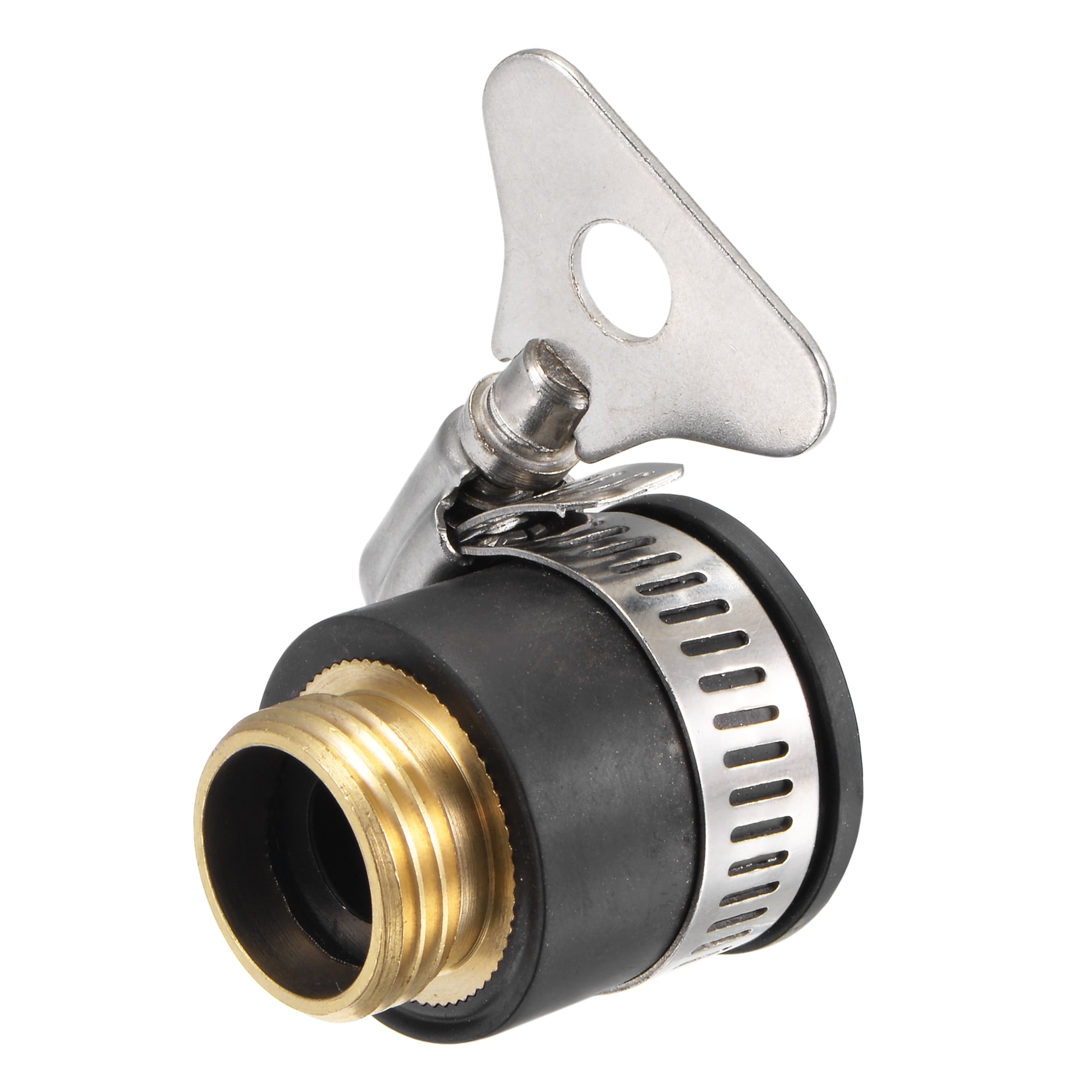 Uxcell Quick Connector Faucet Hose Fitting G1/2 Adapter Black - Walmart.com