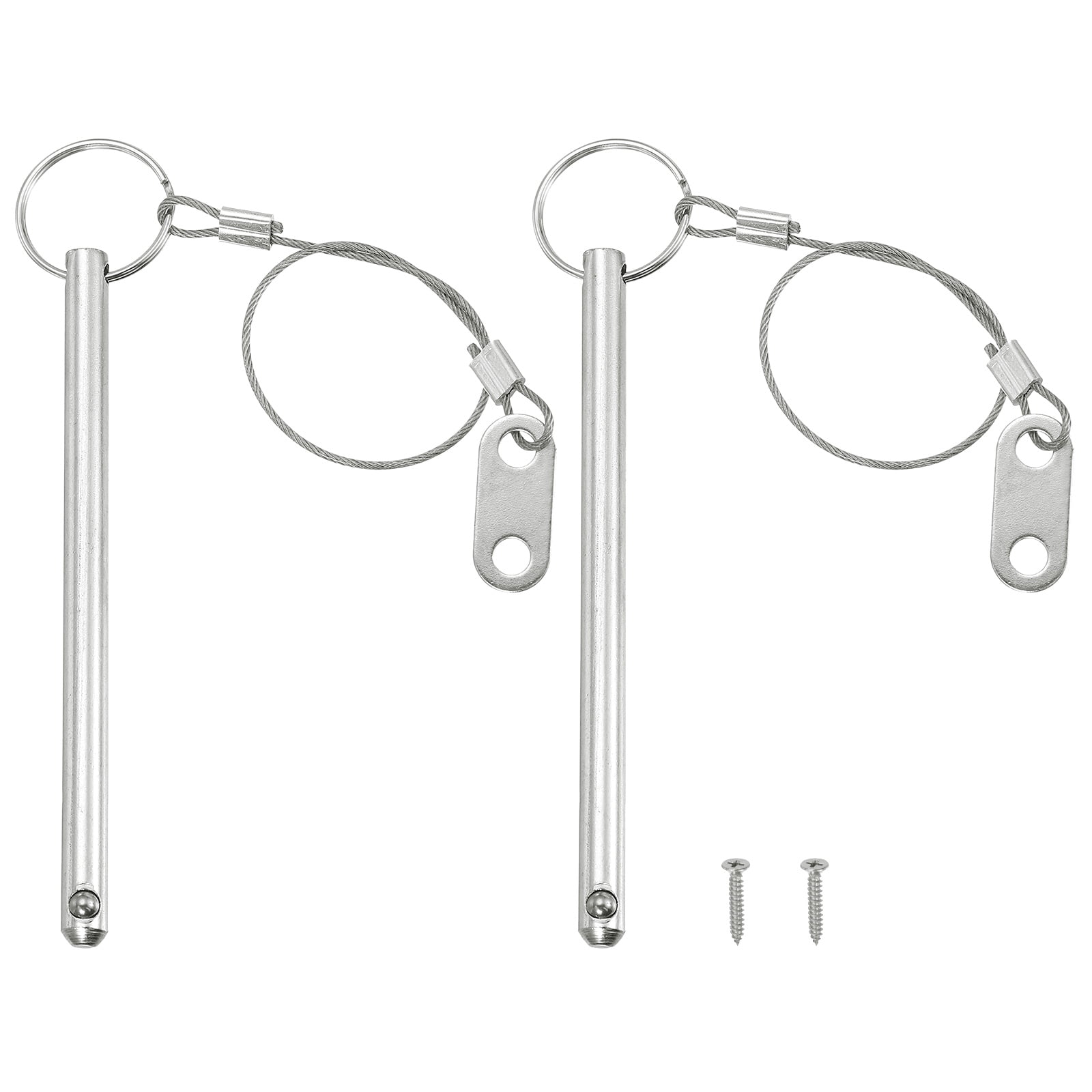 Uxcell Quick Release Pin, Carbon Steel Bimini Top Pin with Wire for ...