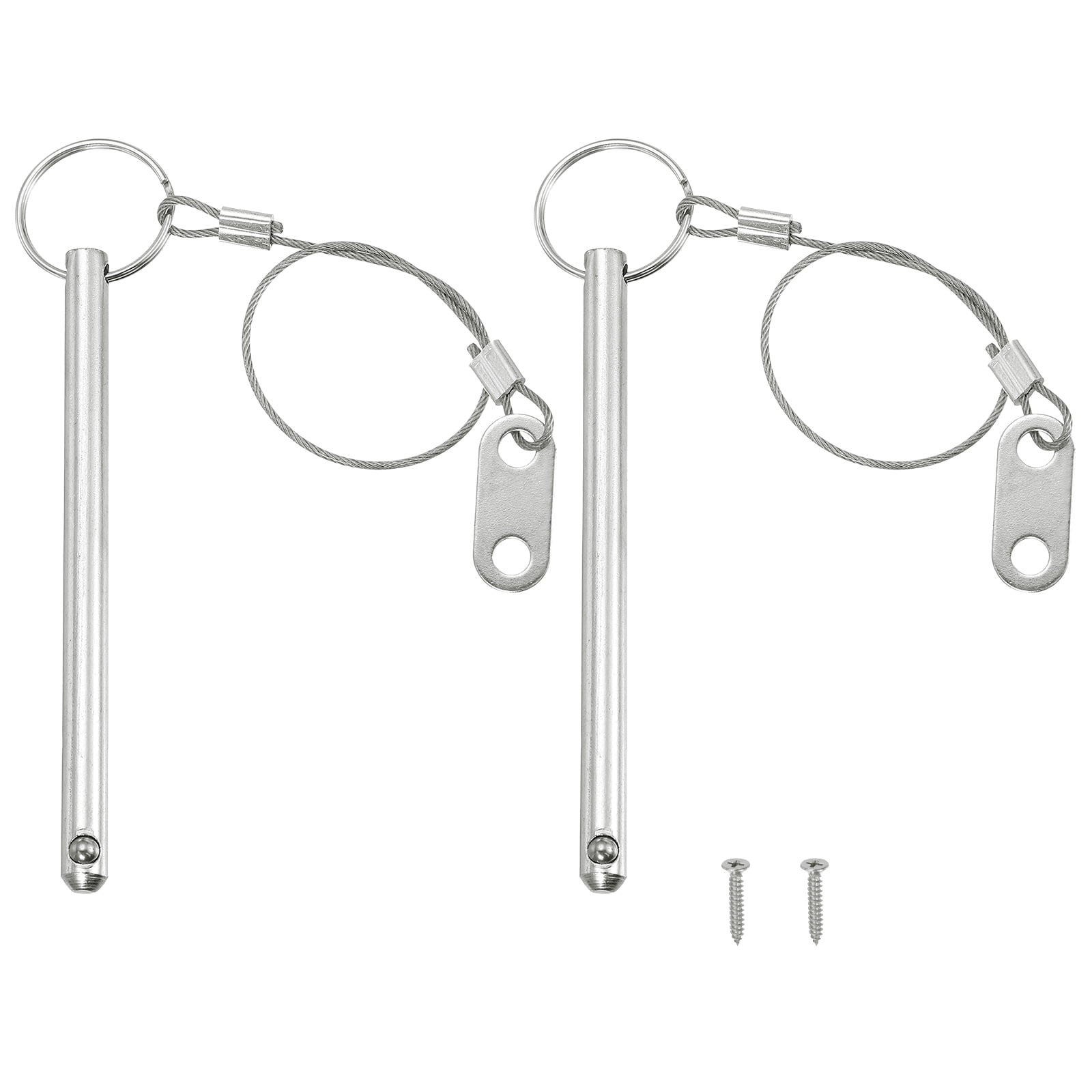 Uxcell Quick Release Pin, Carbon Steel Bimini Top Pin with Wire for ...