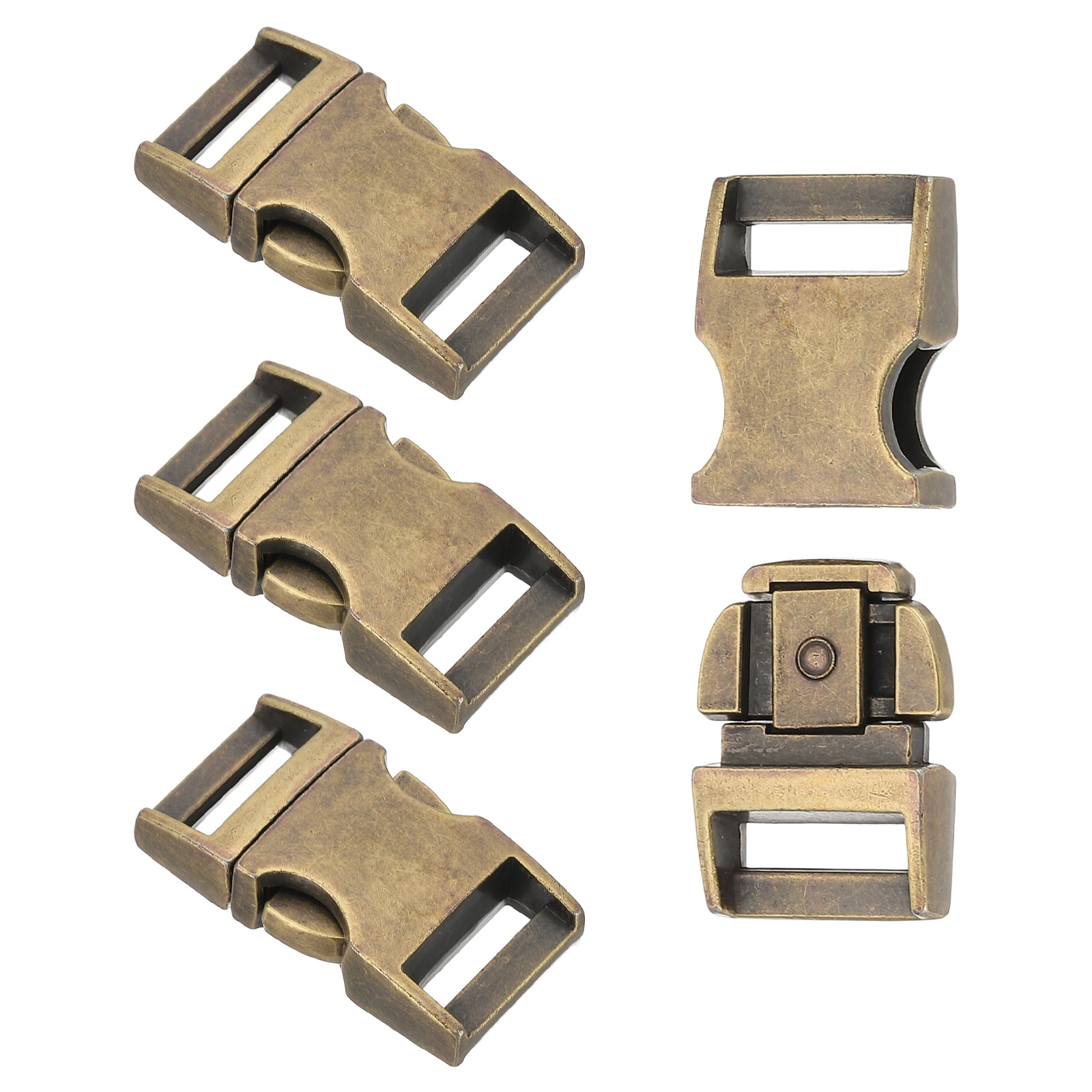 Uxcell Quick Side Release Buckle 0.6 Inch, 4Pcs Metal Buckles ...
