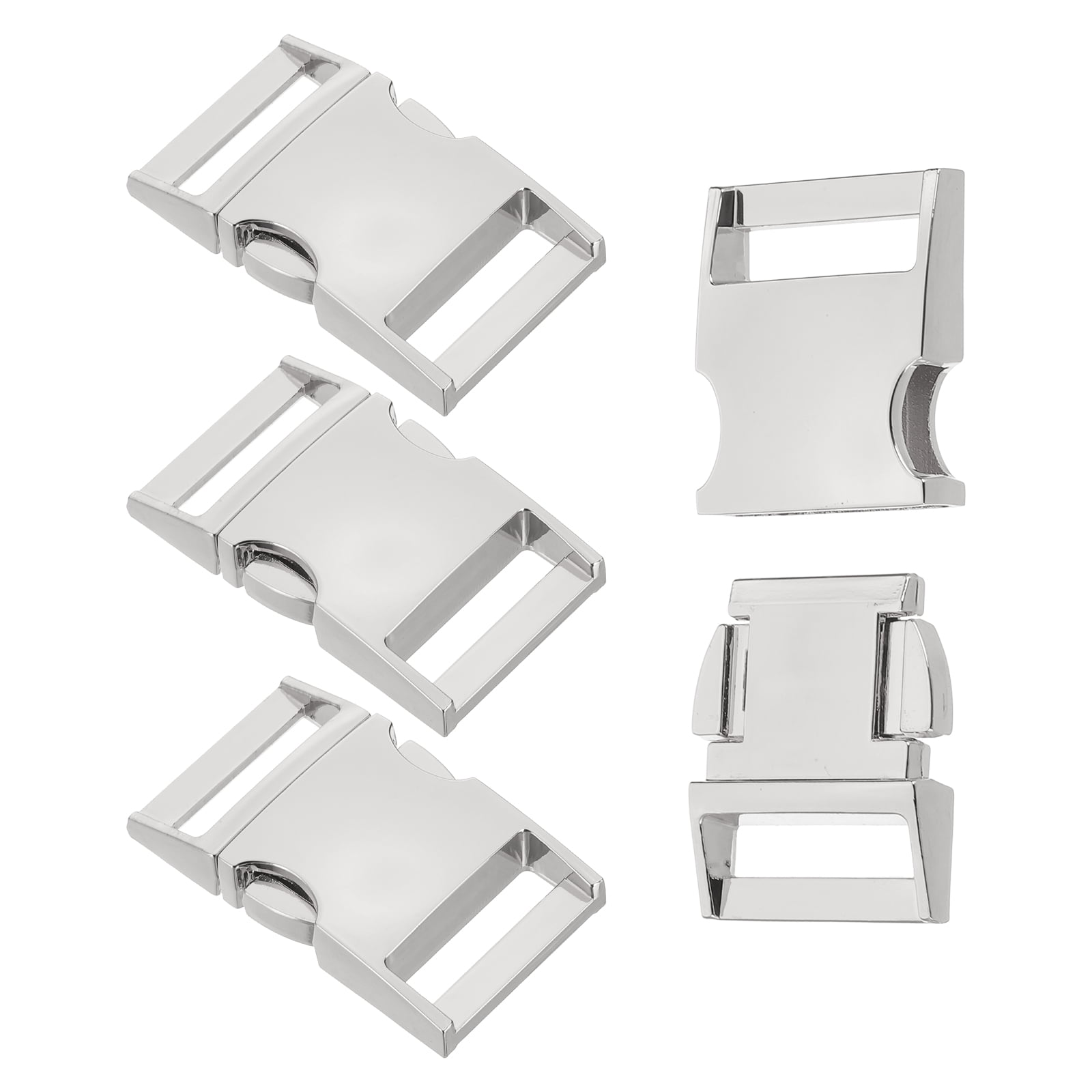 Uxcell Quick Side Release Buckle 1 Inch, 4Pcs Metal Buckles Replacement ...