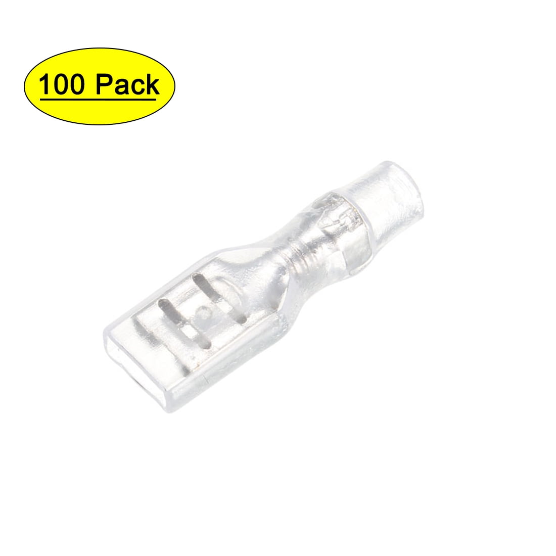Uxcell Quick Wire Terminals Metal Plastic 4.8mm Female Spade Connector ...