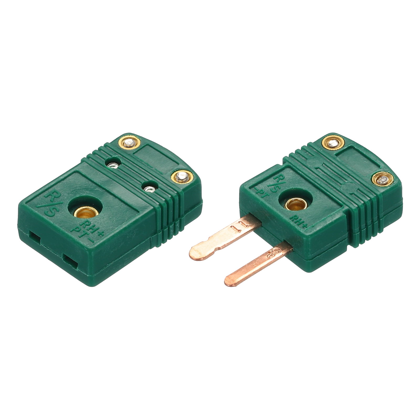 Uxcell R/S Type Thermocouple Wire Connectors Female Male Plug Adapter ...