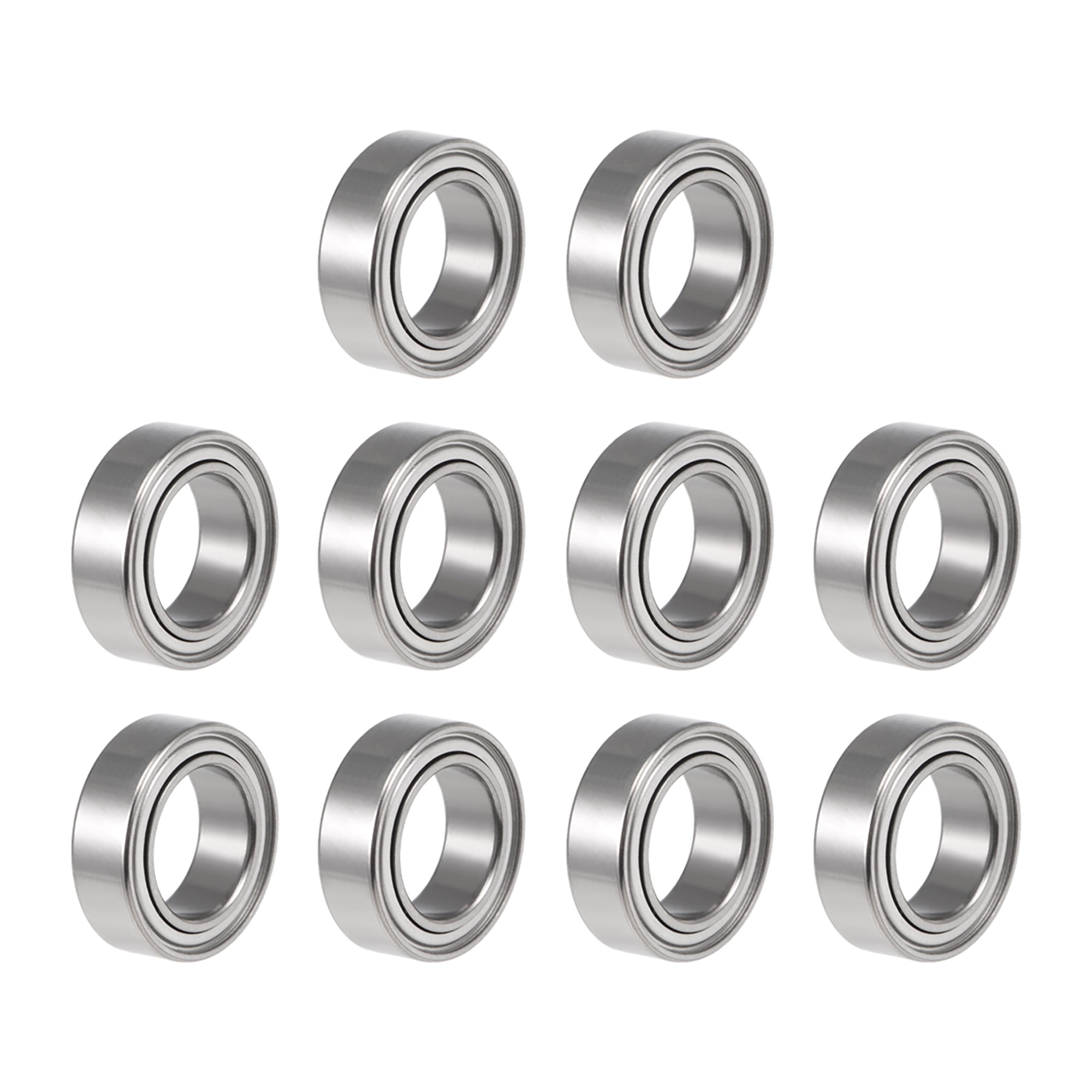 Uxcell R1810ZZ Deep Groove Ball Bearing, 5/16"x1/2"x5/32" Shielded Z2 Lever Bearings 10pcs ...