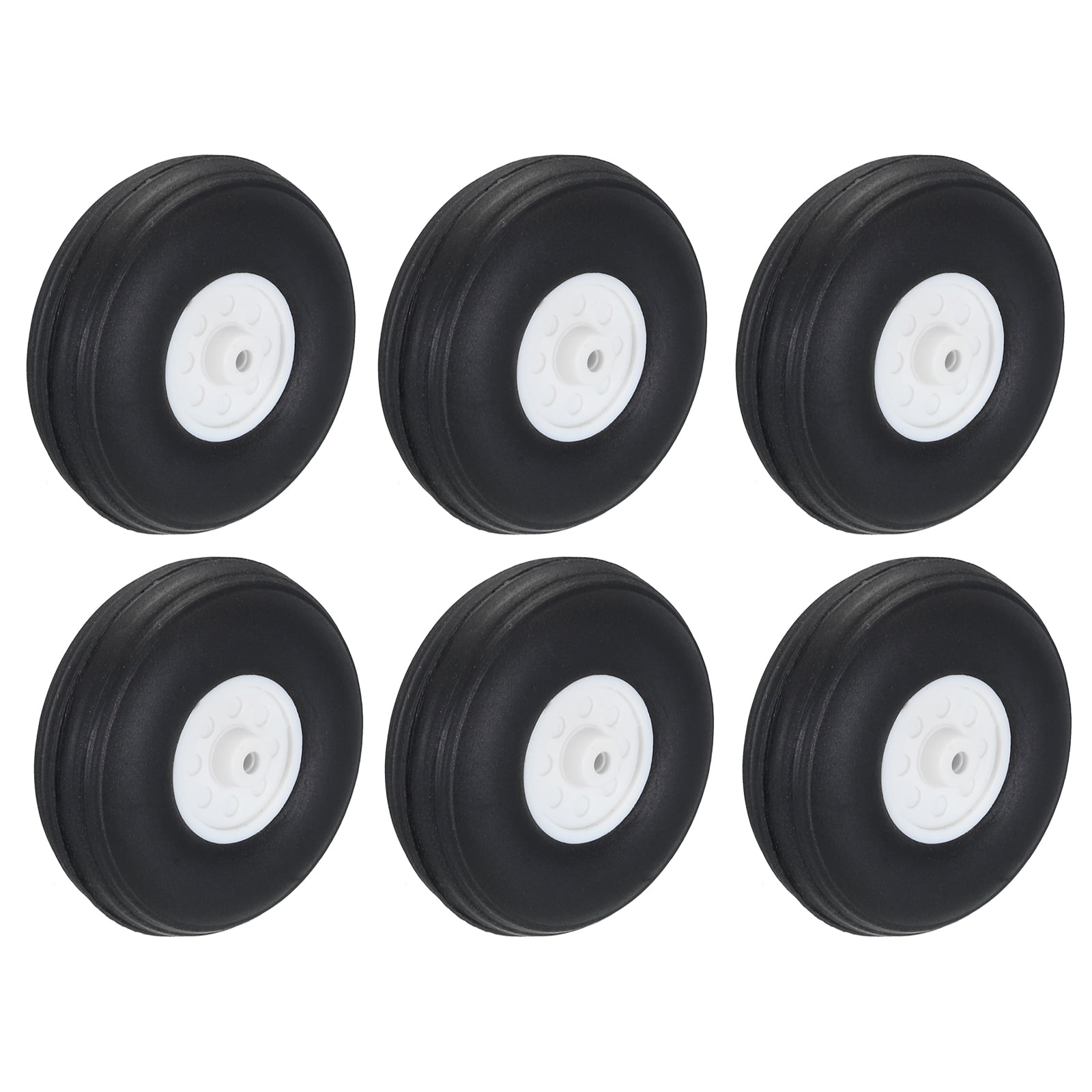 Uxcell RC Airplane Wheels 1.97" OD RC Airplane ,PU Sponge Wheels for ...
