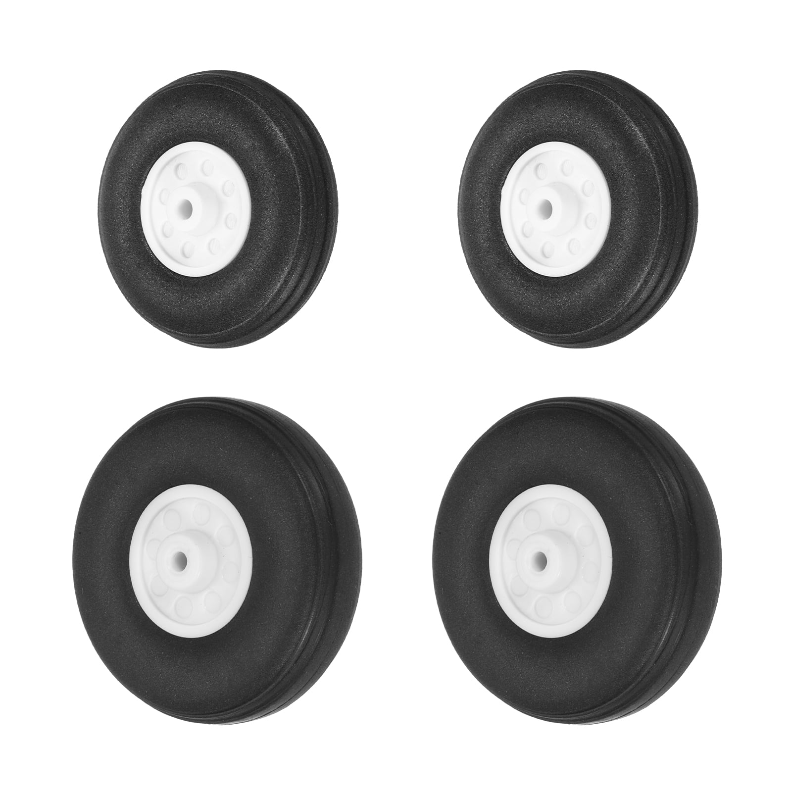 Uxcell RC Airplane Wheels Set, 1.3"/1.8" Dia RC Airplane Aircraft ...