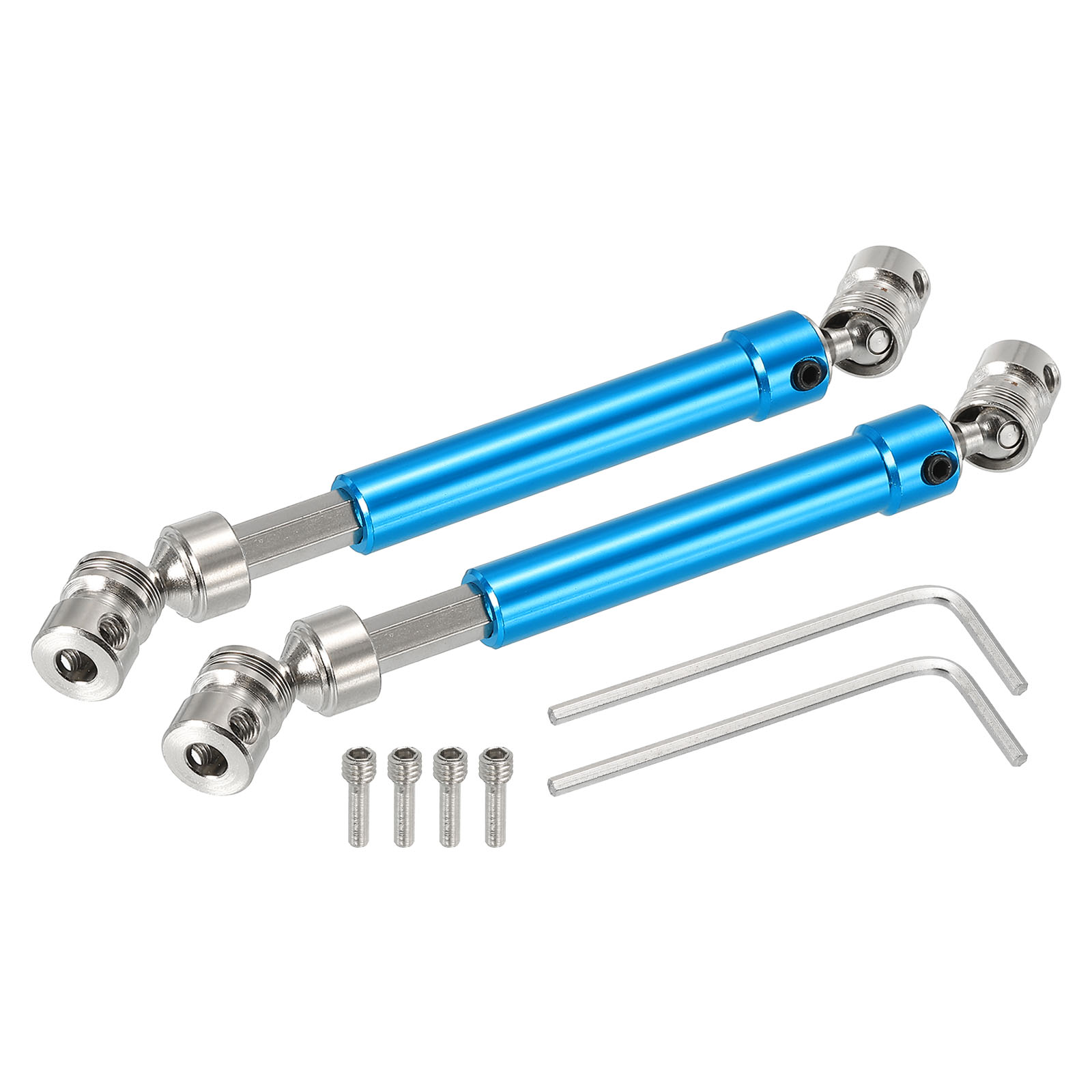 Uxcell RC Car Drive Shaft CVD Drive Shaft with M4 Grub Screws Aluminum ...