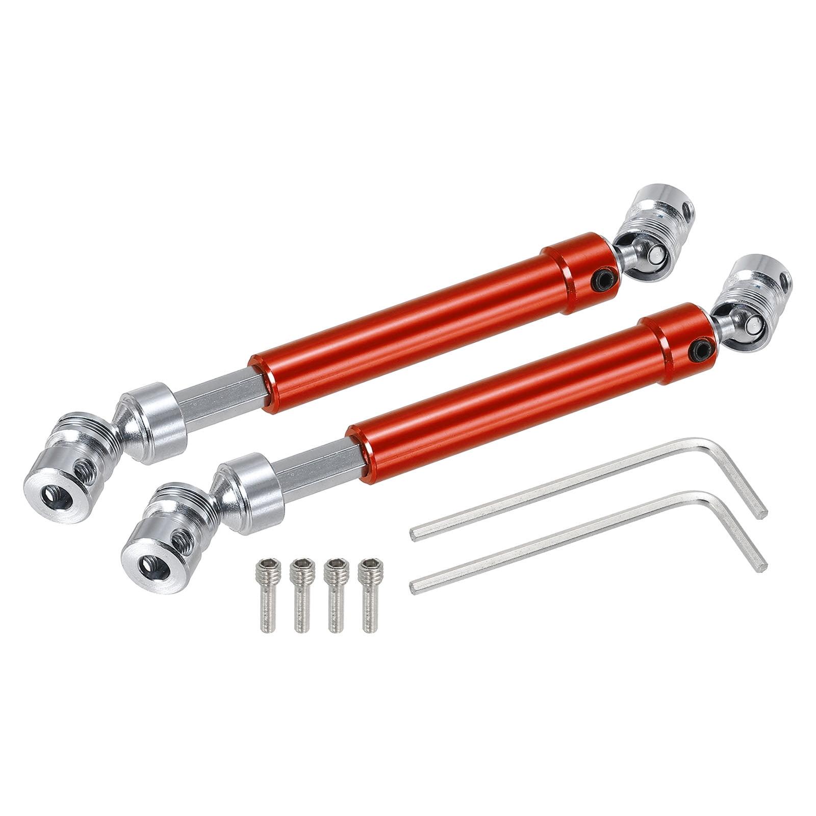 Uxcell RC Car Drive Shaft CVD Drive Shaft with M4 Grub Screws Aluminum ...