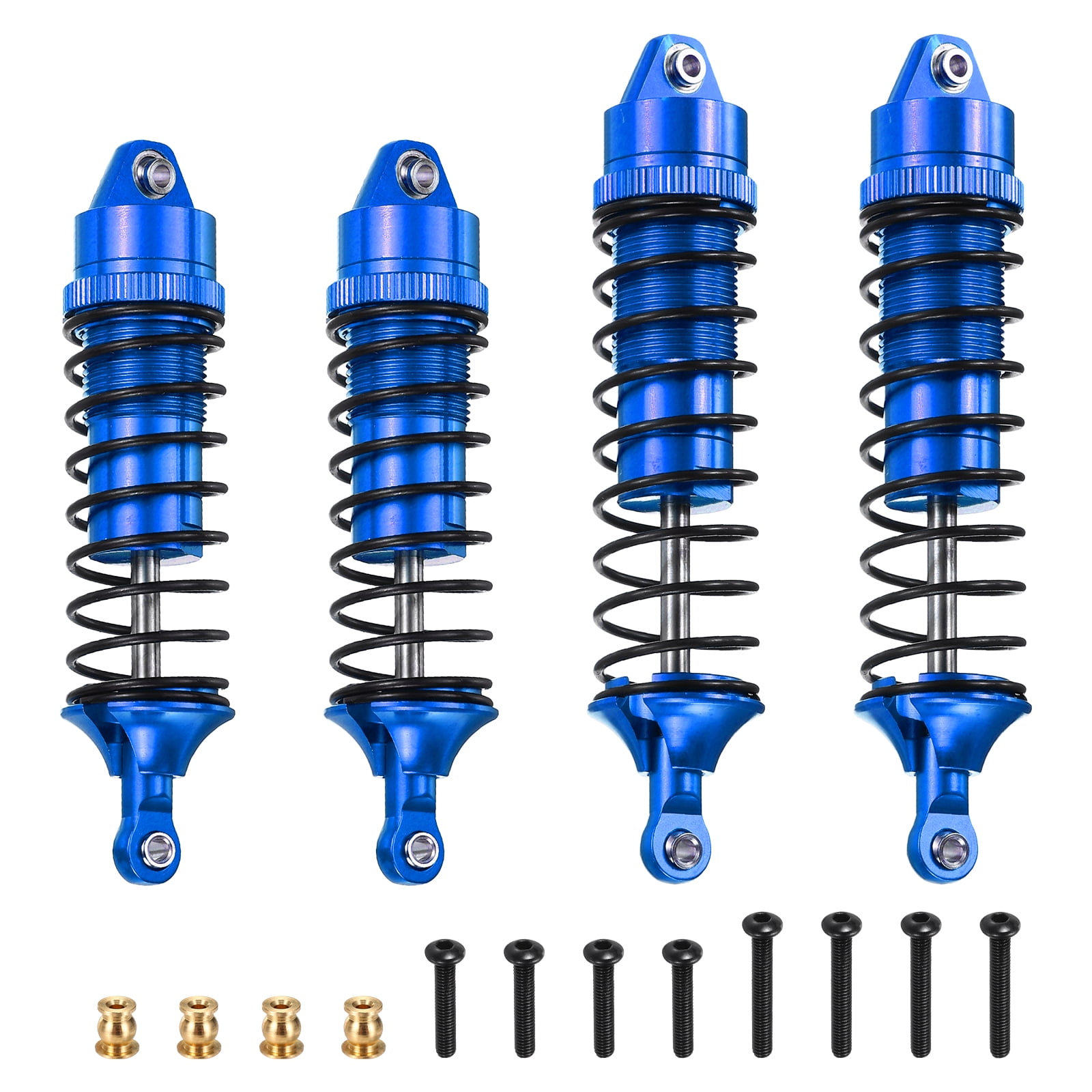 Uxcell RC Shock Absorber 1/10 90mm/105mm Aluminum Threaded Front & Rear ...