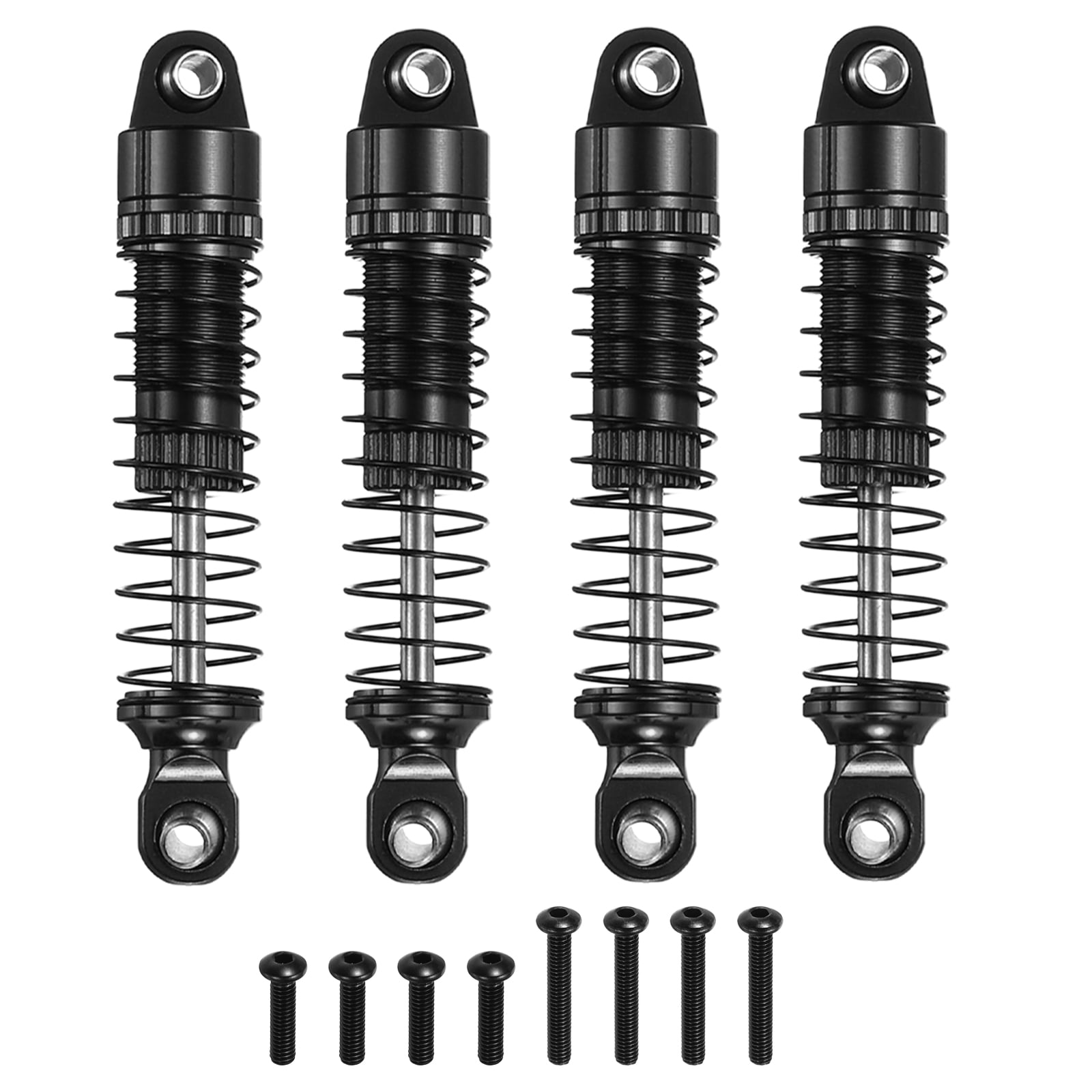 Uxcell RC Shock Absorber 1/18 50mm Aluminum Threaded Front & Rear Shock ...