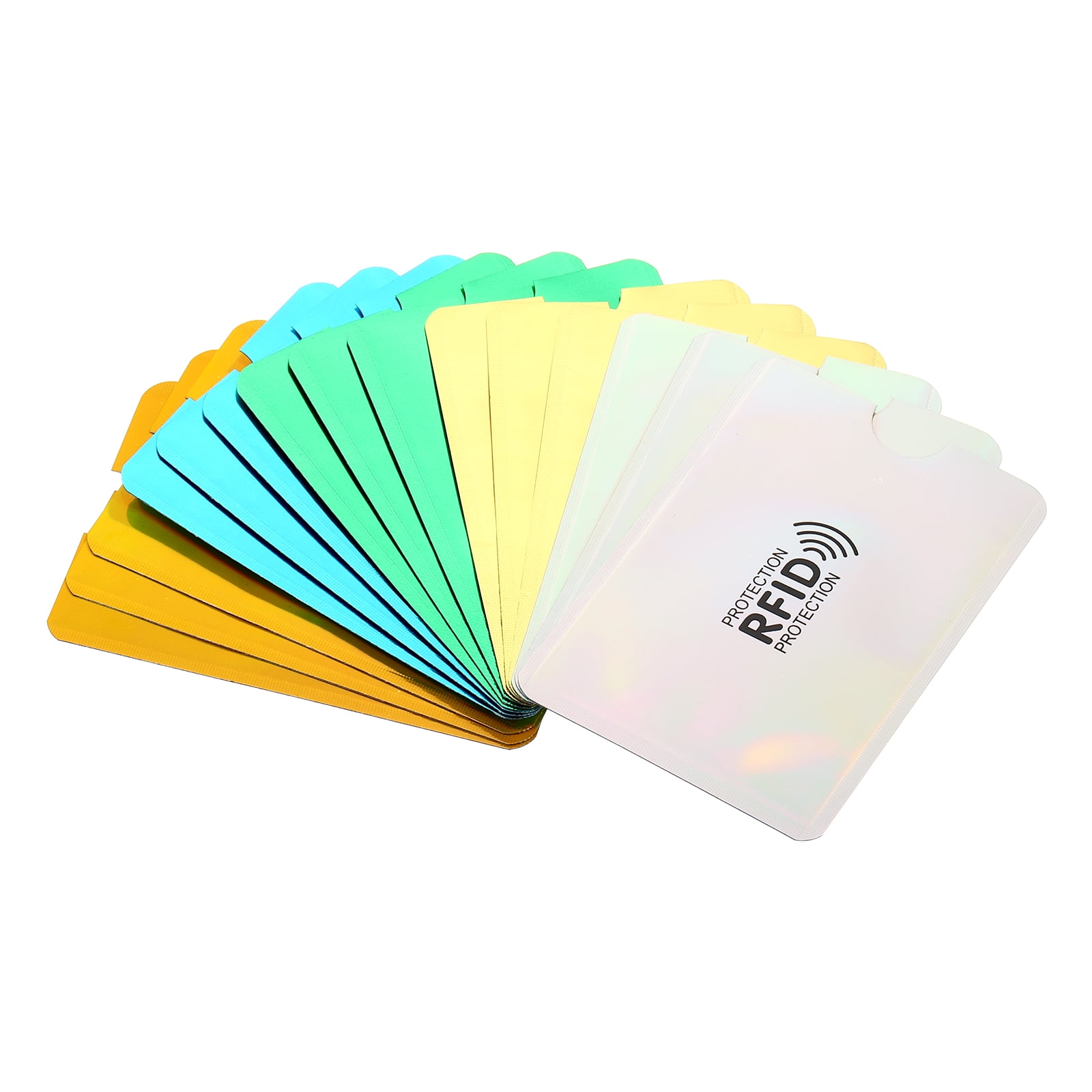 Uxcell RFID Blocking Sleeves Identity Theft Prevention Credit Cards ...