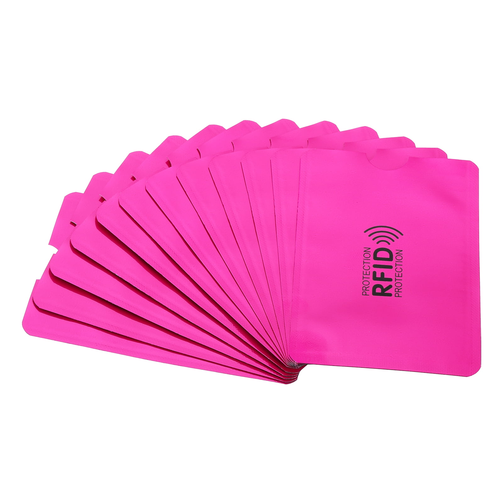 Uxcell RFID Blocking Sleeves Aluminum Identity Theft Prevention Credit ...