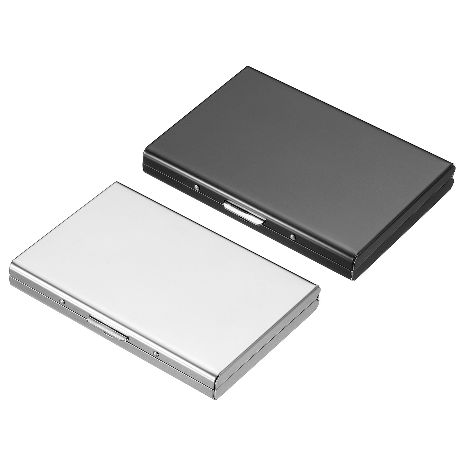 Uxcell RFID Credit Card Holder Metal Wallet Stainless Steel Business ...