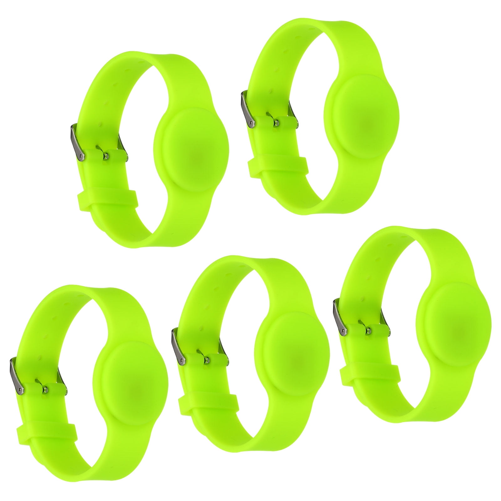Uxcell RFID Silicone Wristband 5 Pack 13.56MHZ Smart IC Card Bracelet ...
