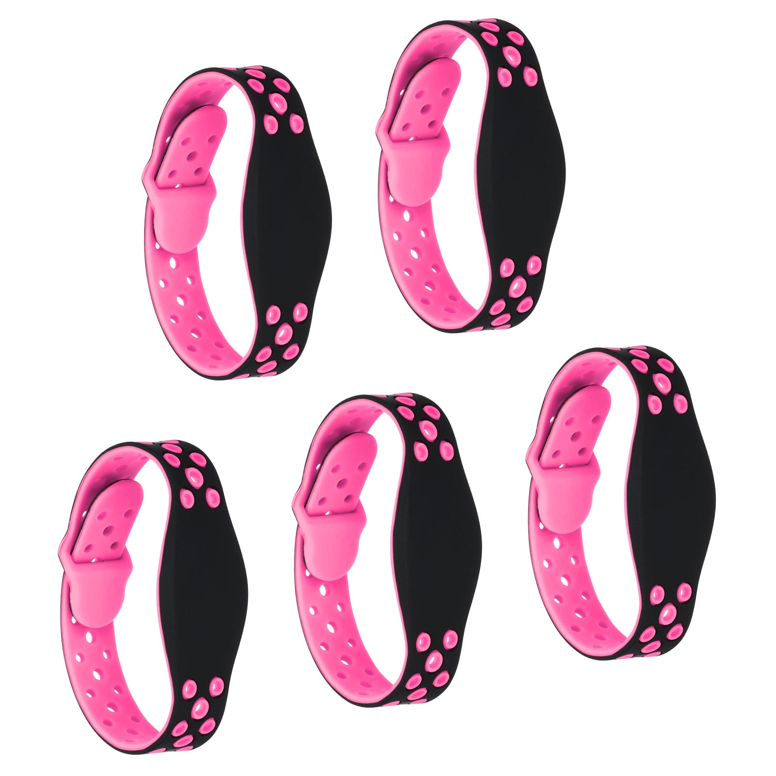 Uxcell RFID Silicone Wristbands 5 Pack 13.56MHZ Smart IC Card Bracelet ...