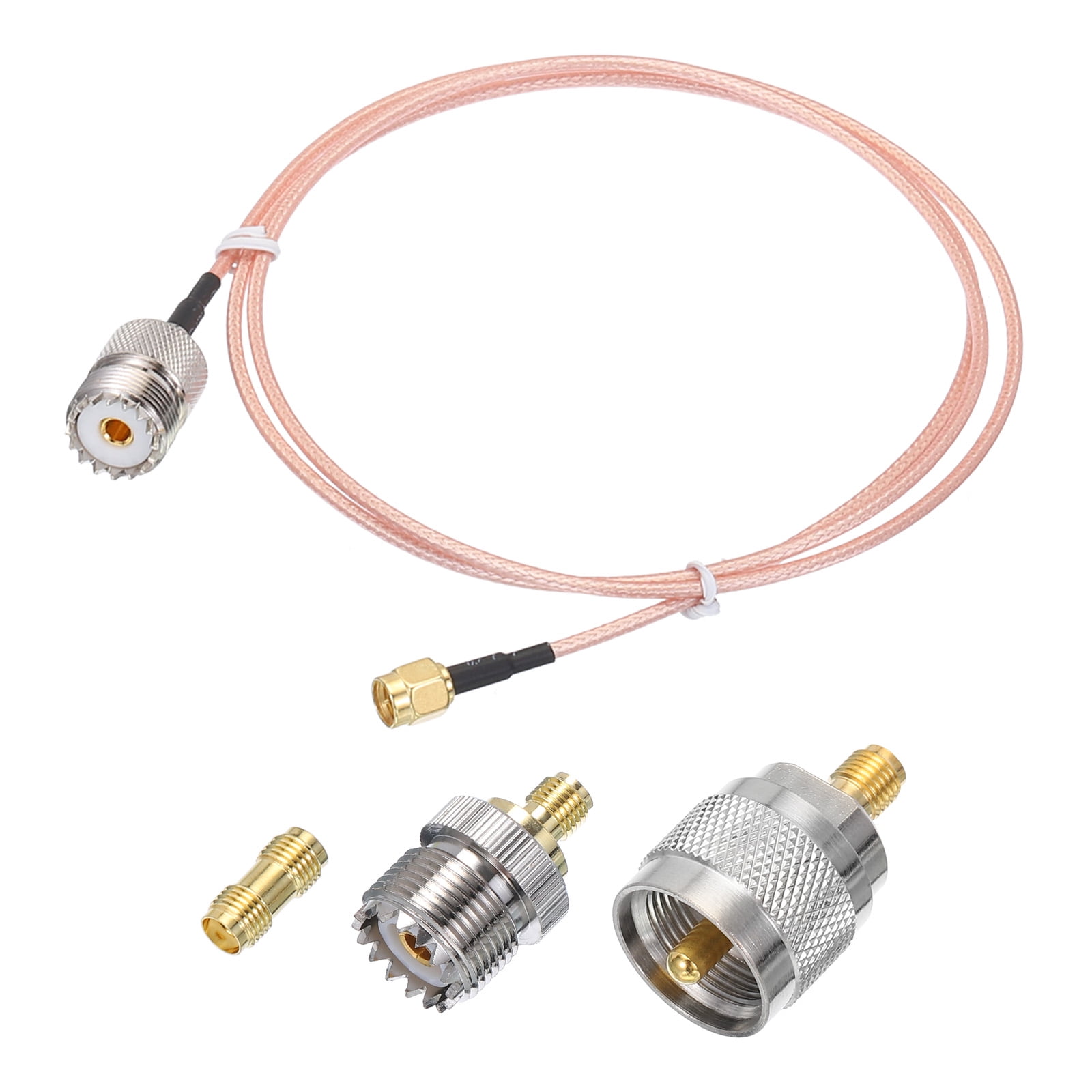 Uxcell RG316 Coaxial Cables SMA Male To UHF Female With Adapter Low ...