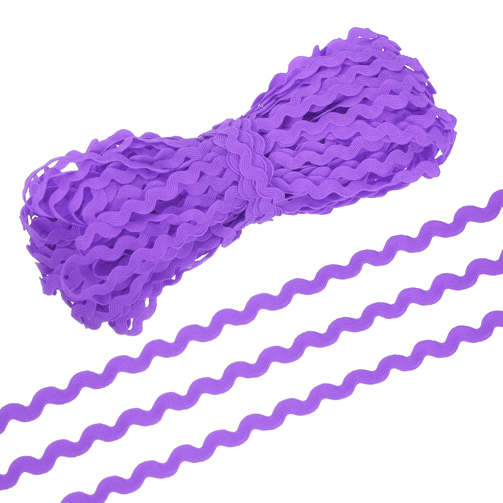 Uxcell RIC Rac Trim 5mm 28 Yard, Wave Bending Fringe Trim Ribbon for ...