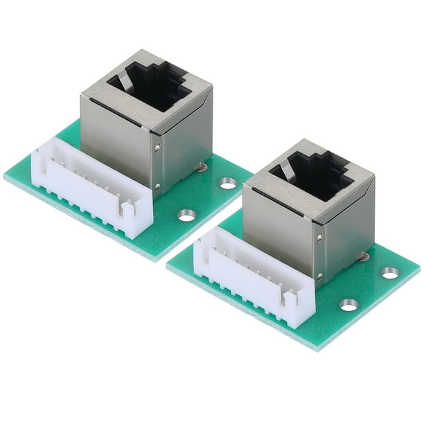 Uxcell RJ45 Port Adaptor Board Horizontal Adaptor Test Board Port ...