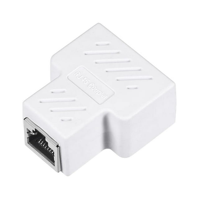 Uxcell Rj45 Splitter Coupler Inline Connector 1 To 2 Cat7 Cat6 Cat5e
