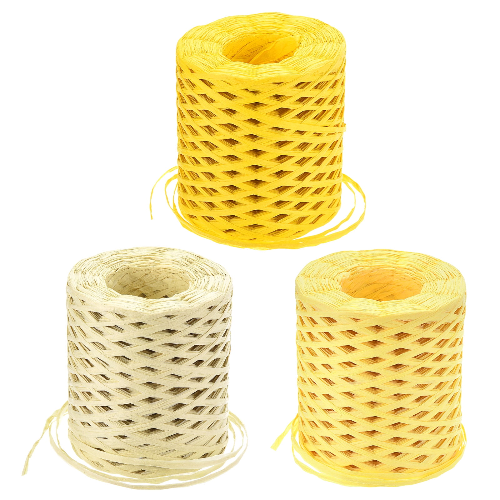 Uxcell Raffia Paper Craft Ribbon, 1/4 Inch 218 Yards Raffia String ...