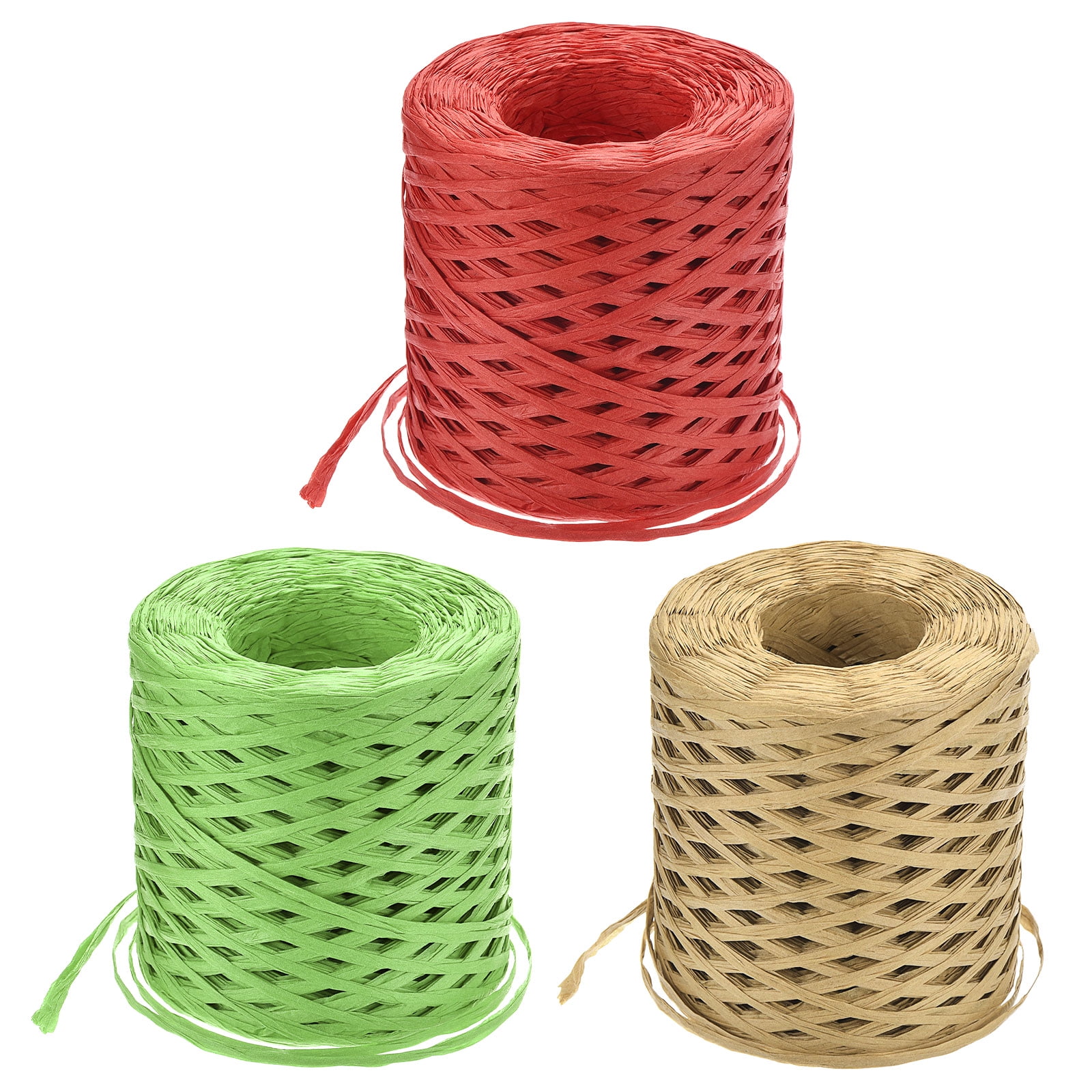 Uxcell Raffia Paper Craft Ribbon, 1/4 Inch 218 Yards Raffia String ...