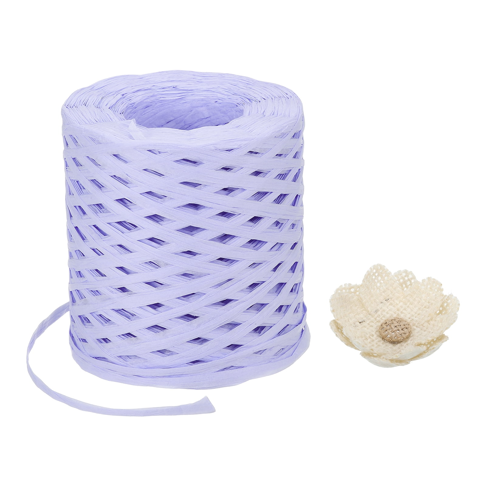 Uxcell Raffia Paper Craft Ribbon 200m/656ft Raffia Ribbon Raffia String ...