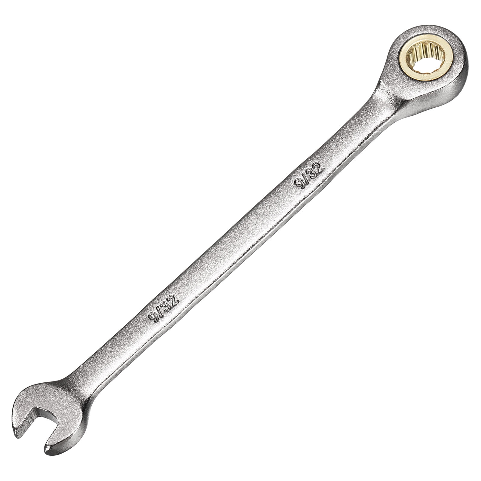 Uxcell Ratcheting Wrench 9/32" 12-Point 72-Teeth Ratchet Box End and 9/ ...