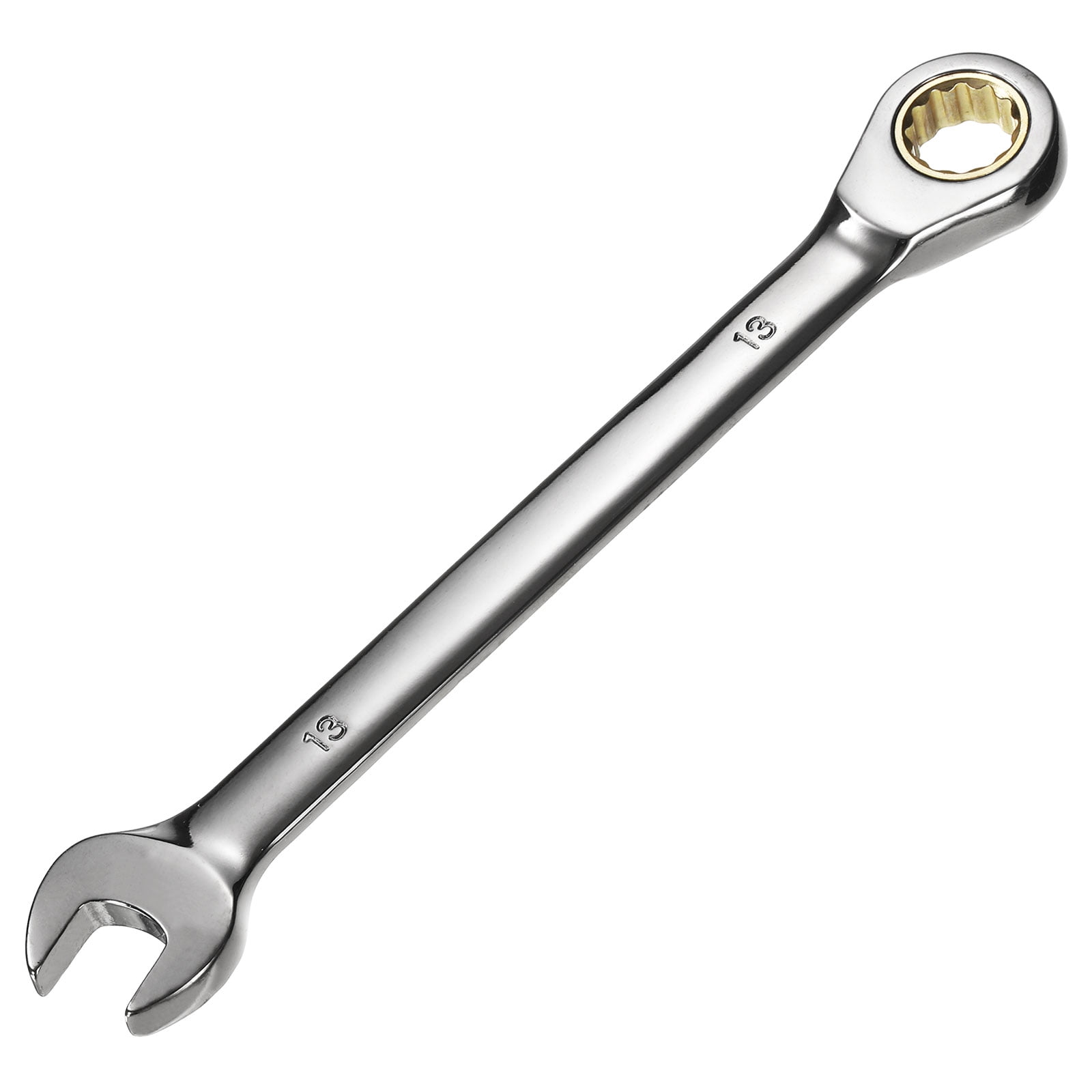 Uxcell Ratcheting Wrench Metric 13mm 12-Point 72-Teeth Ratchet Box End ...